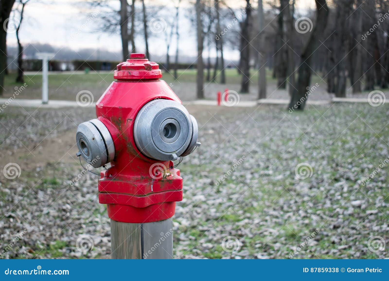 Fire Hydrant in Nature by the River Stock Photo - Image of street ...