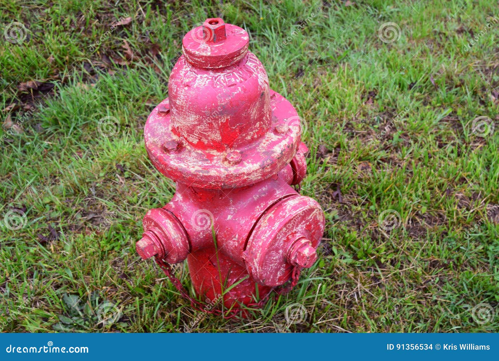 Fire Hydrant Needing A Paint Job Stock Photo | CartoonDealer.com #91356534