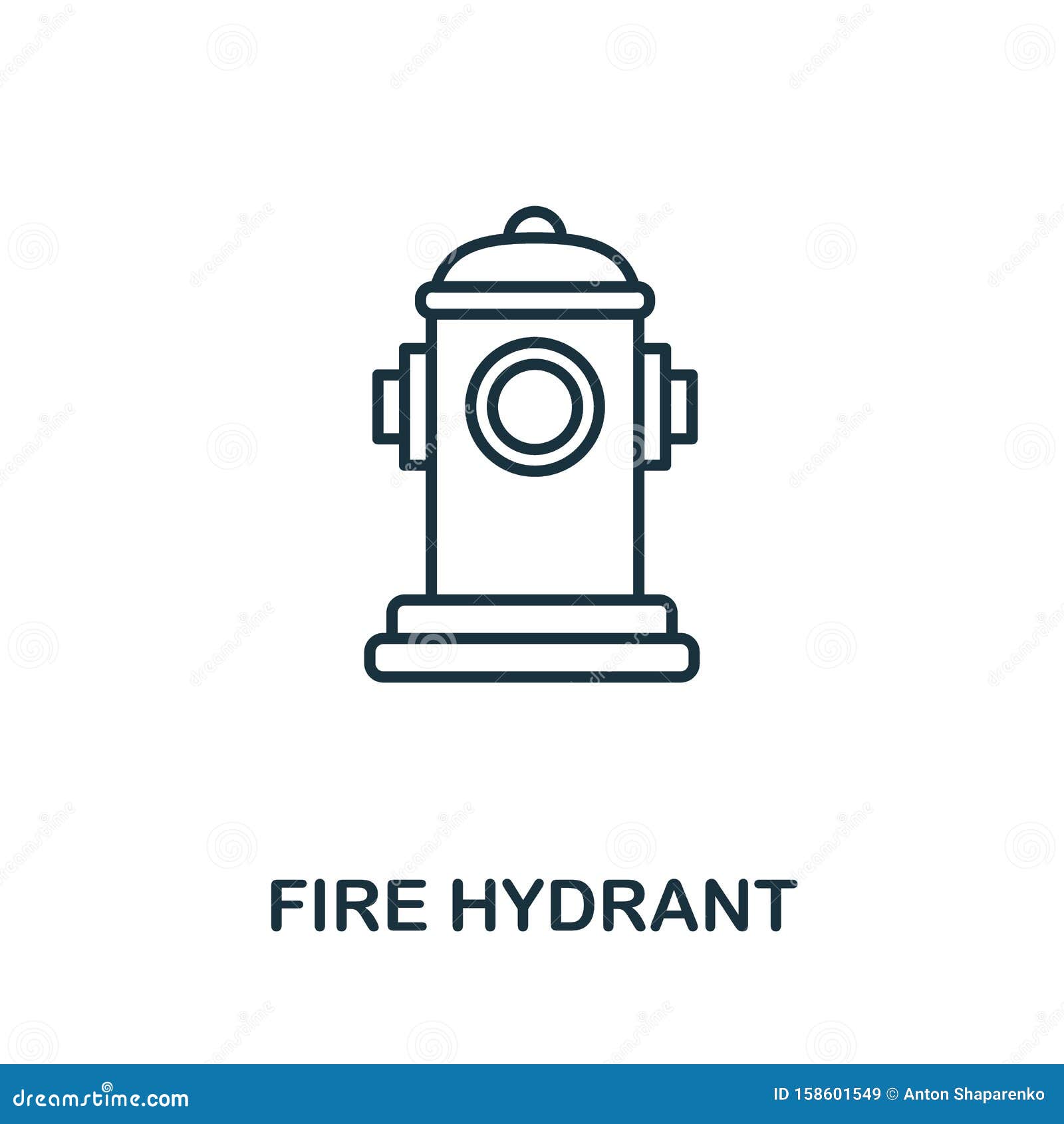 Fire Hydrant Outline Icon. Thin Line Concept Element from Fire Safety ...