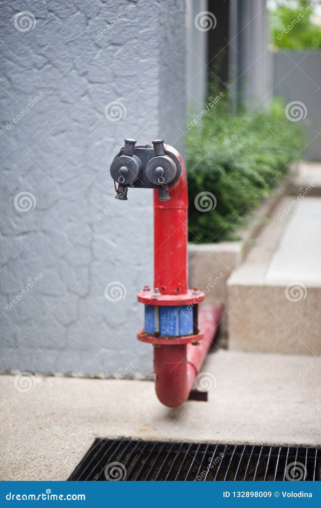 Fire hydrant on pavement stock image. Image of pavement - 132898009