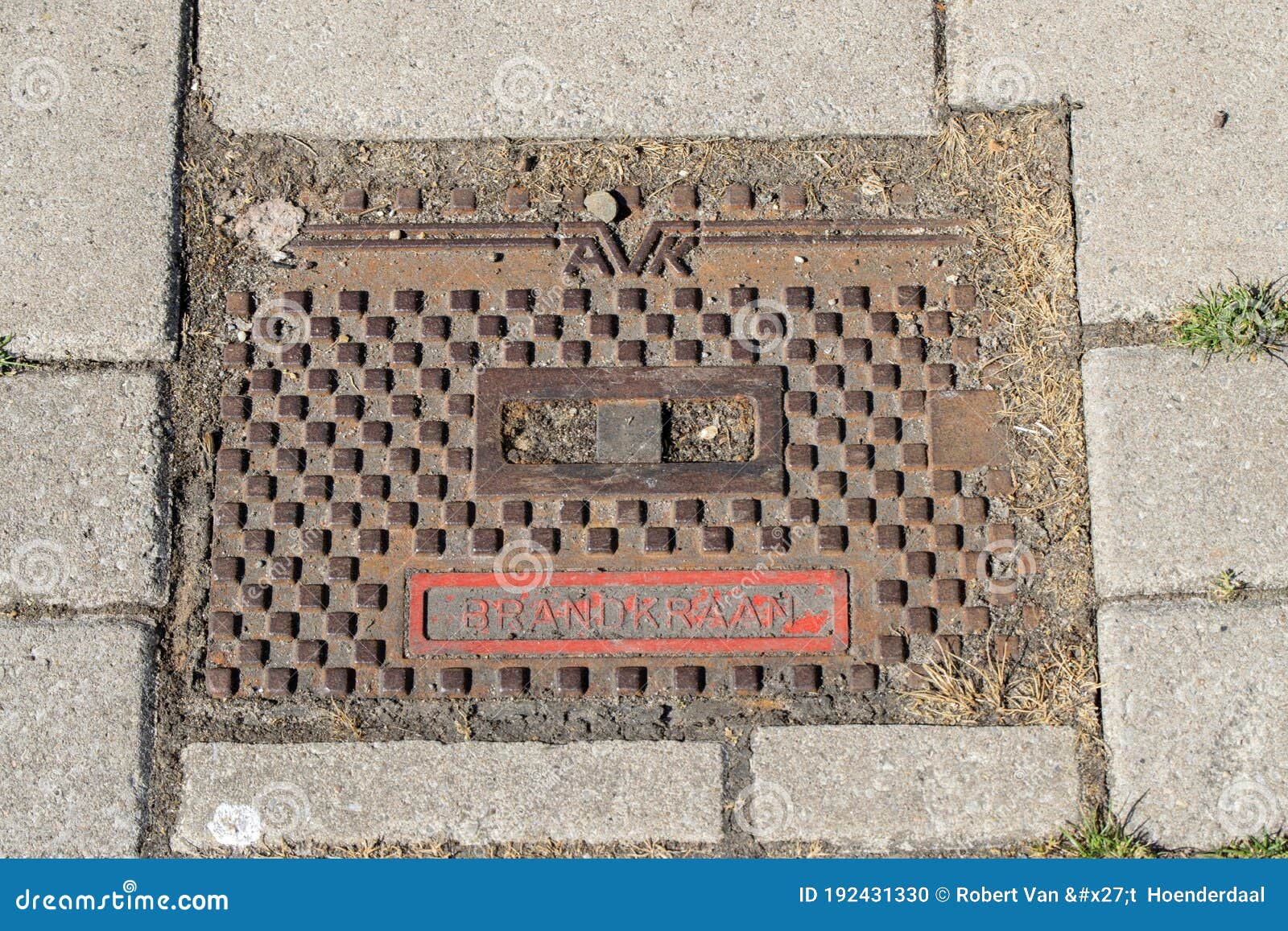 Fire Hydrant Plate at Amsterdam the Netherlands 27-52020 Editorial ...