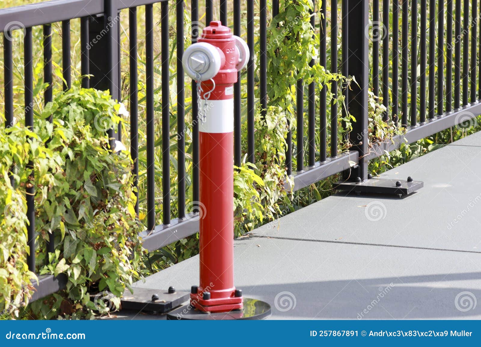 Fire Hydrant at Platform on Railway Station Lansingerland-Zoetermeer ...