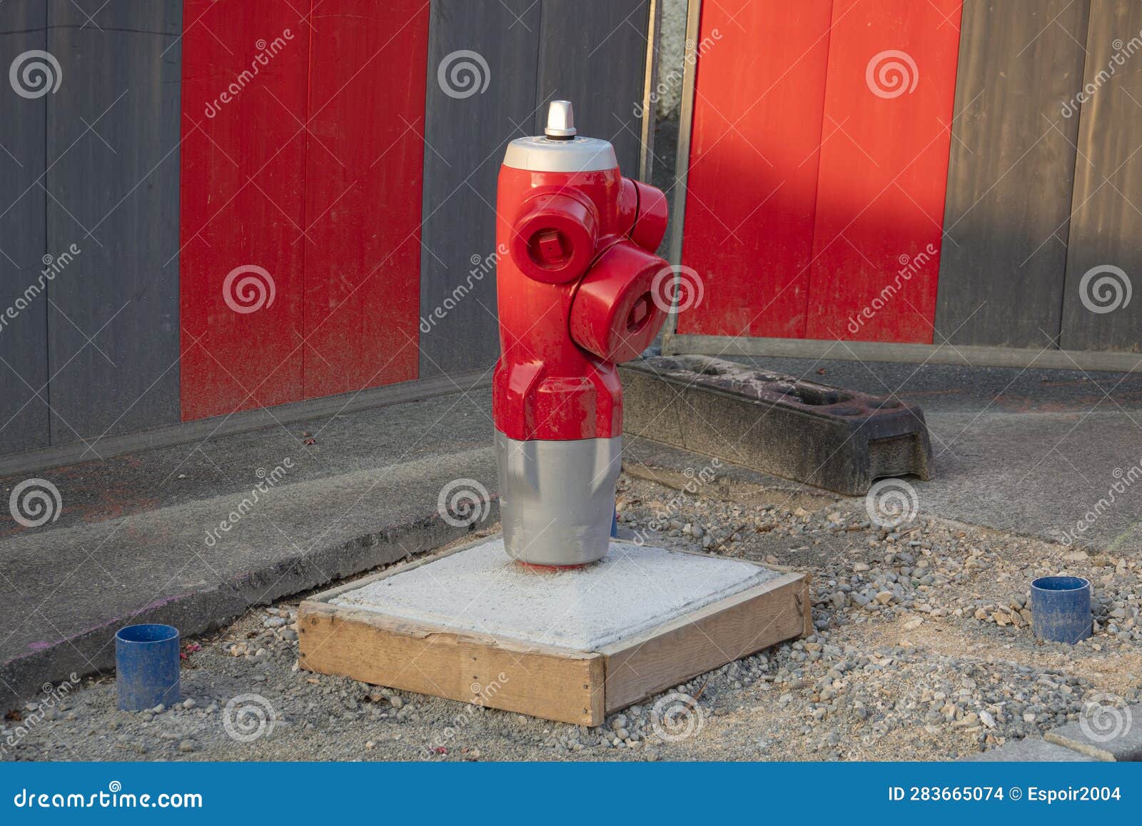 Fire hydrant on the road stock photo. Image of street - 283665074