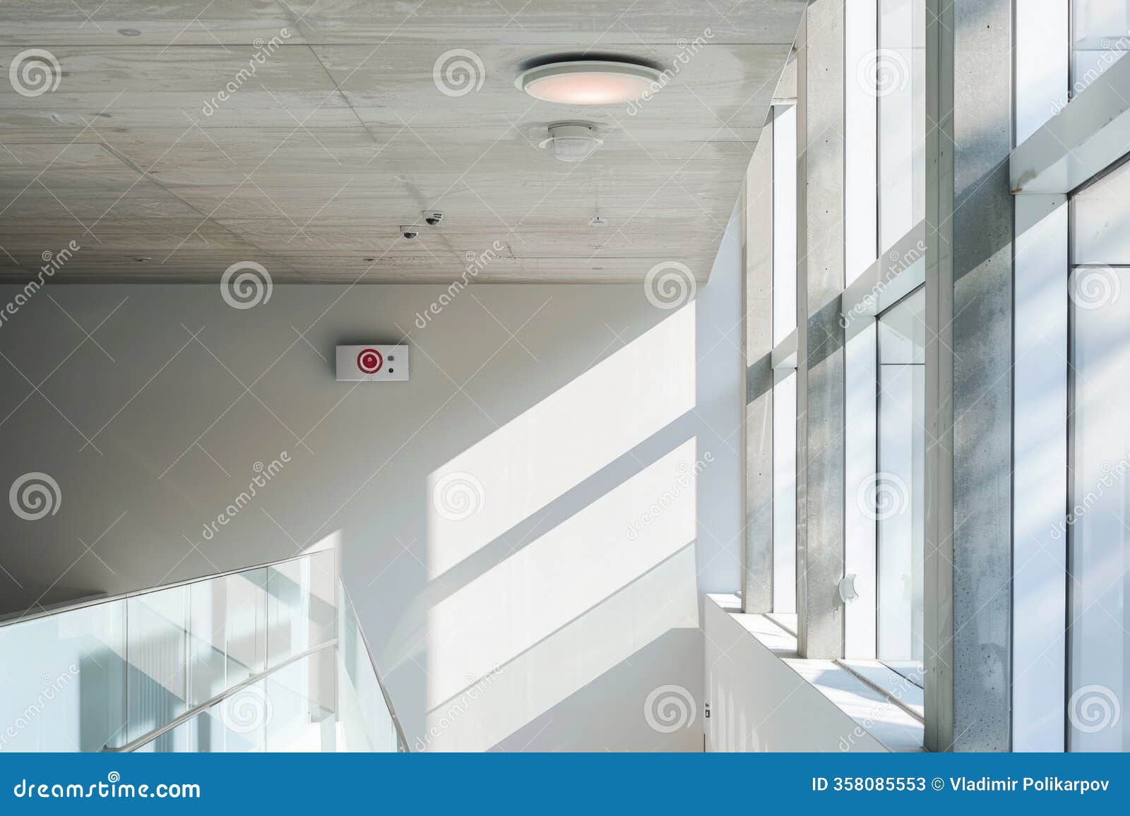 A Fire Hydrant Situated in a Typical Hallway Setting, Possibly Inside a ...