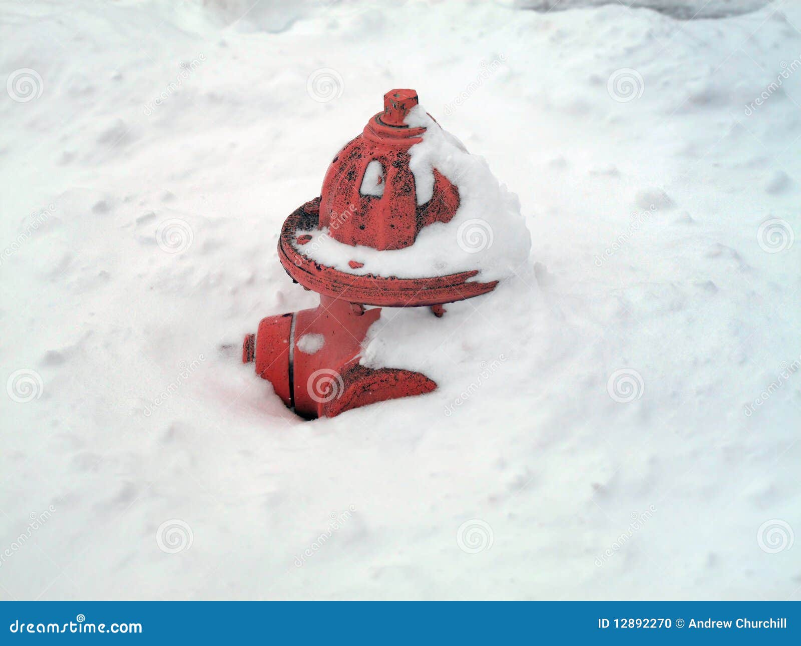 Fire Hydrant with Snow stock photo. Image of hydrant - 12892270