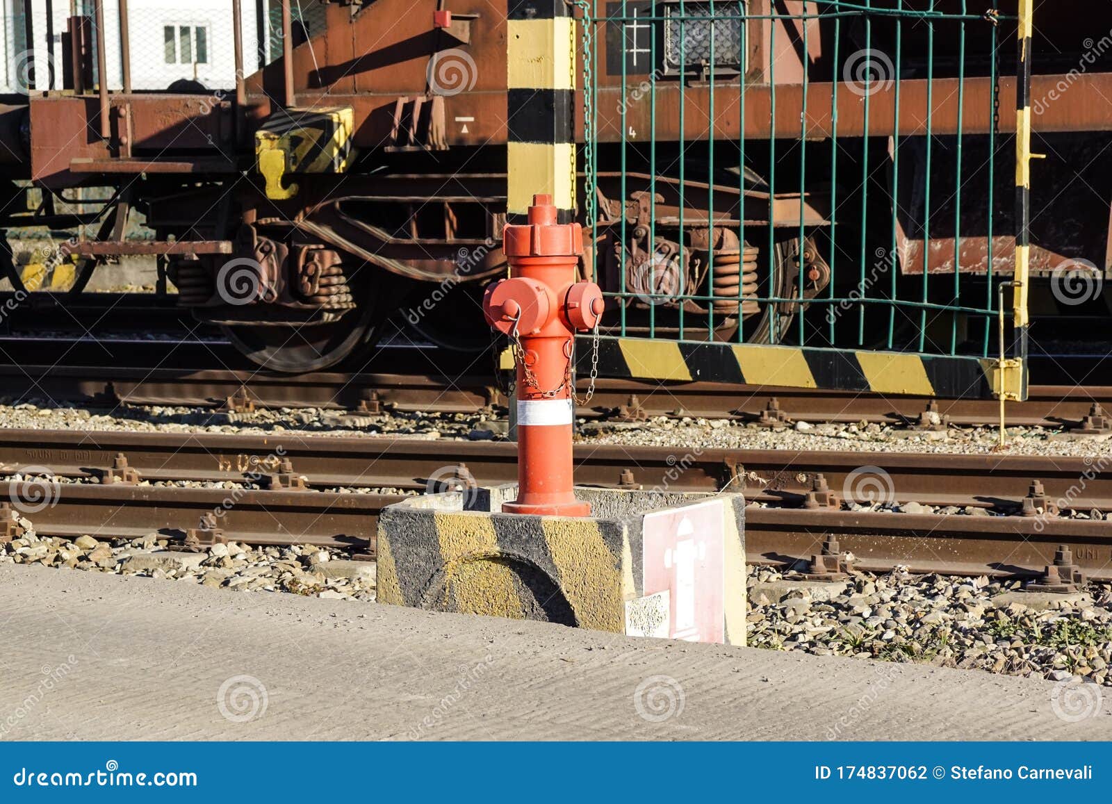 Fire Hydrant on Station Platform in the Netherlands Stock Photo - Image ...