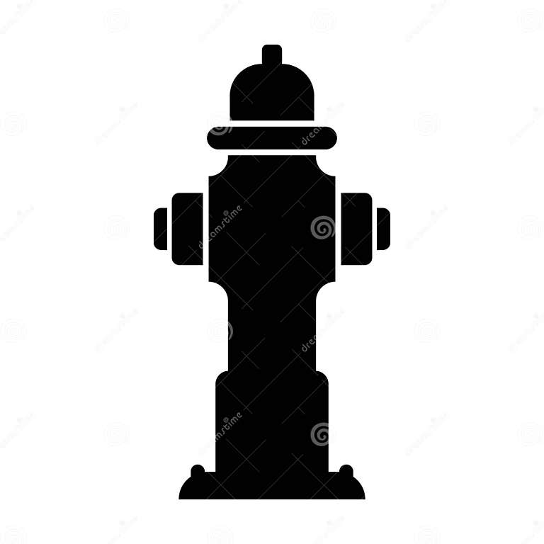 Fire Hydrant Symbol Icon, Logo Vector Illustration Design Template ...