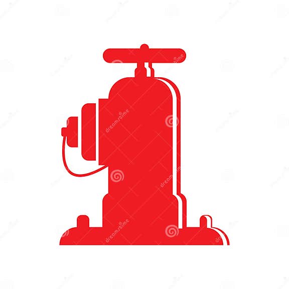 Fire Hydrant Symbol Icon, Logo Vector Illustration Design Template ...
