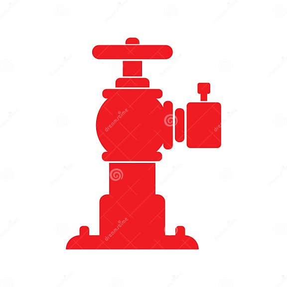 Fire Hydrant Symbol Icon, Logo Vector Illustration Design Template ...