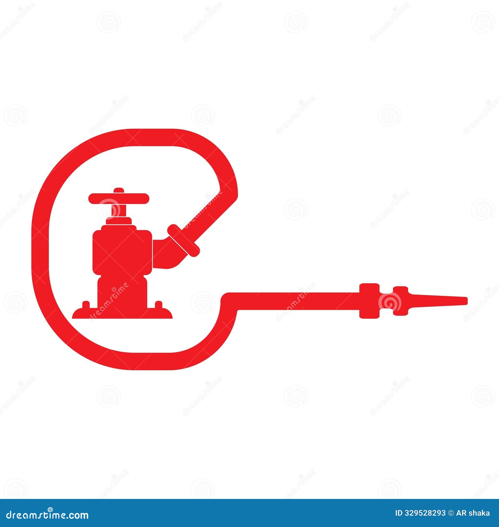 Fire Hydrant Symbol Icon, Logo Vector Illustration Design Template ...