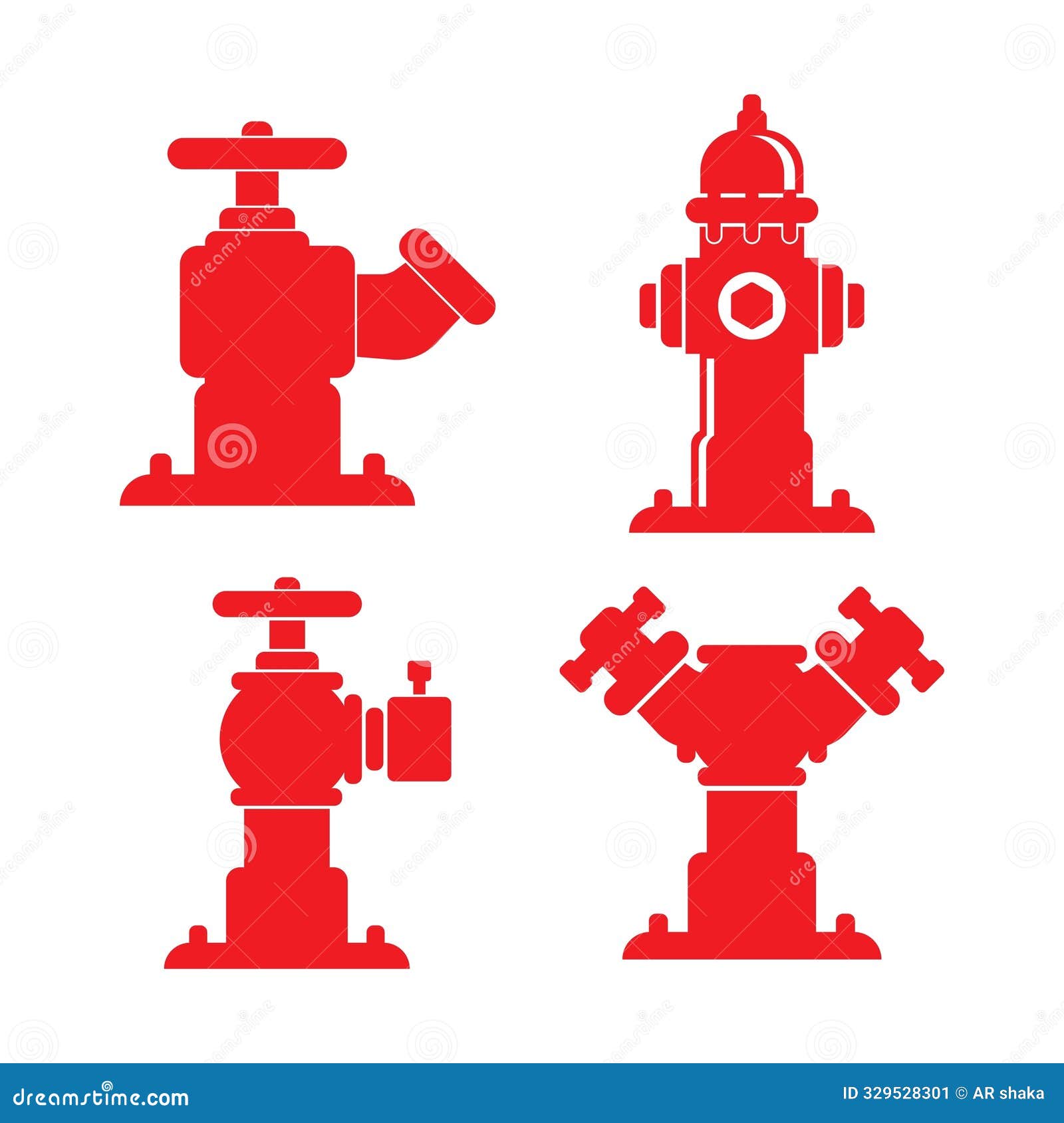 Fire Hydrant Symbol Icon, Logo Vector Illustration Design Template ...