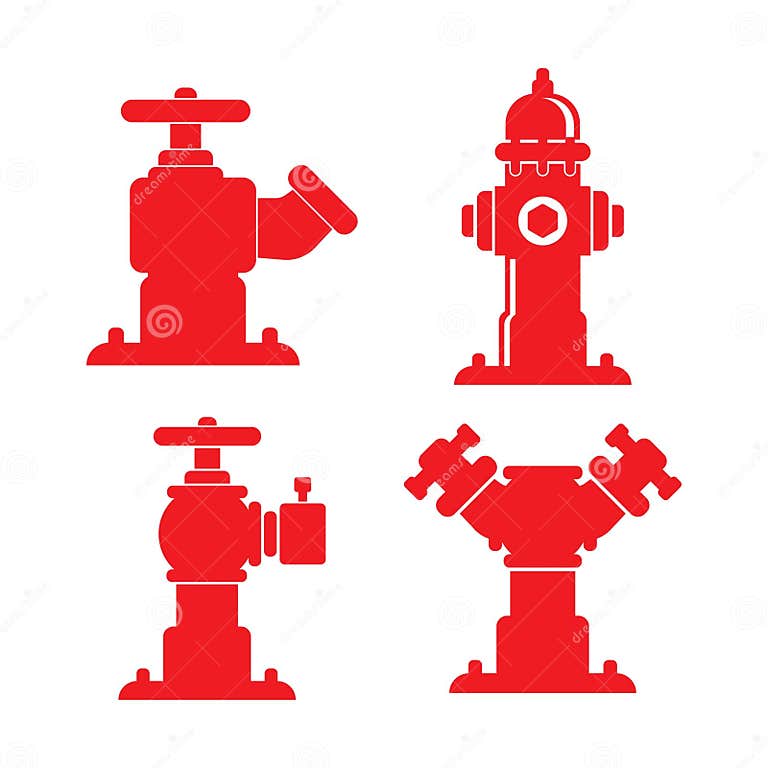 Fire Hydrant Symbol Icon, Logo Vector Illustration Design Template ...