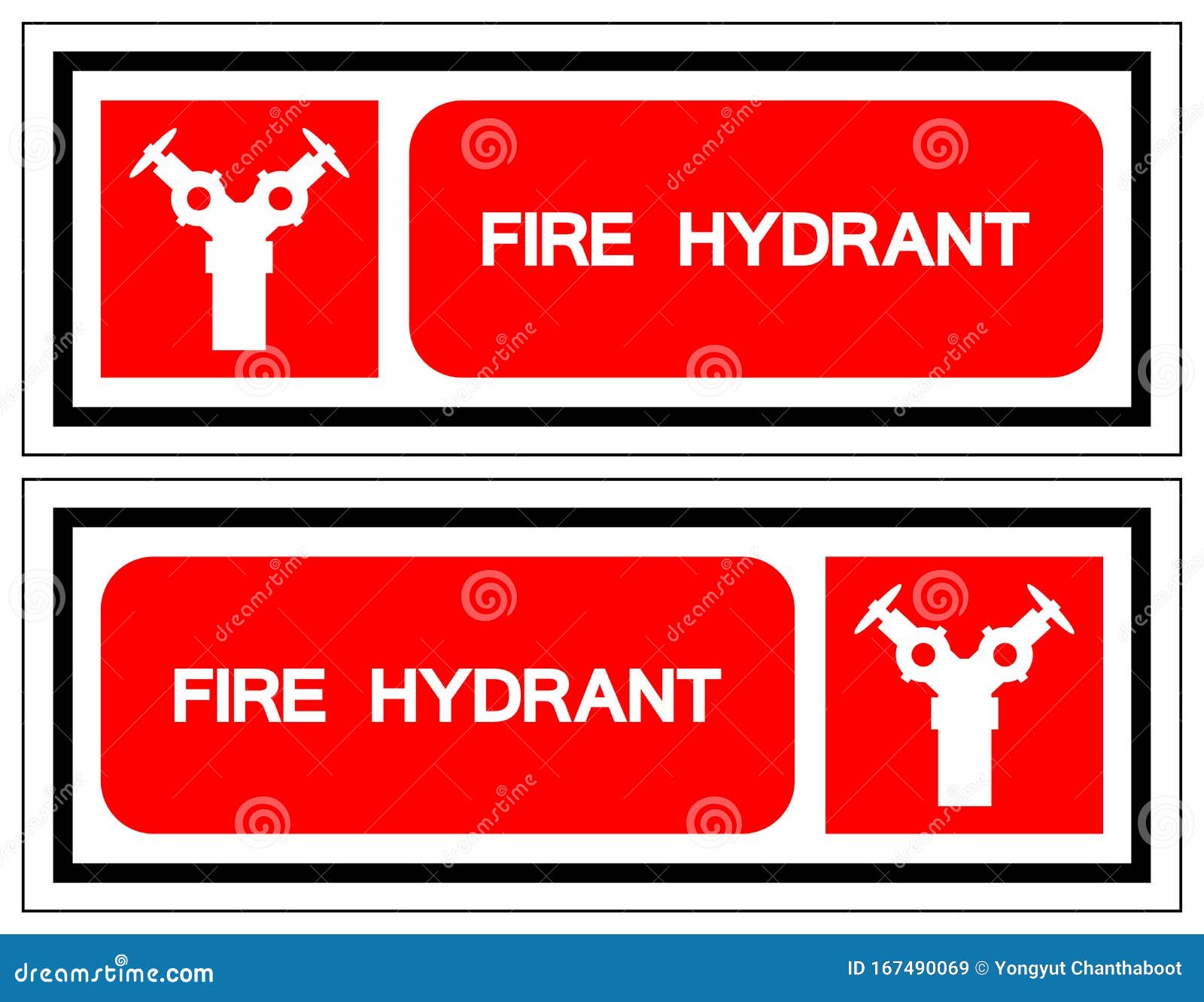 Fire Hydrant Symbol Sign, Vector Illustration, Isolate on White ...