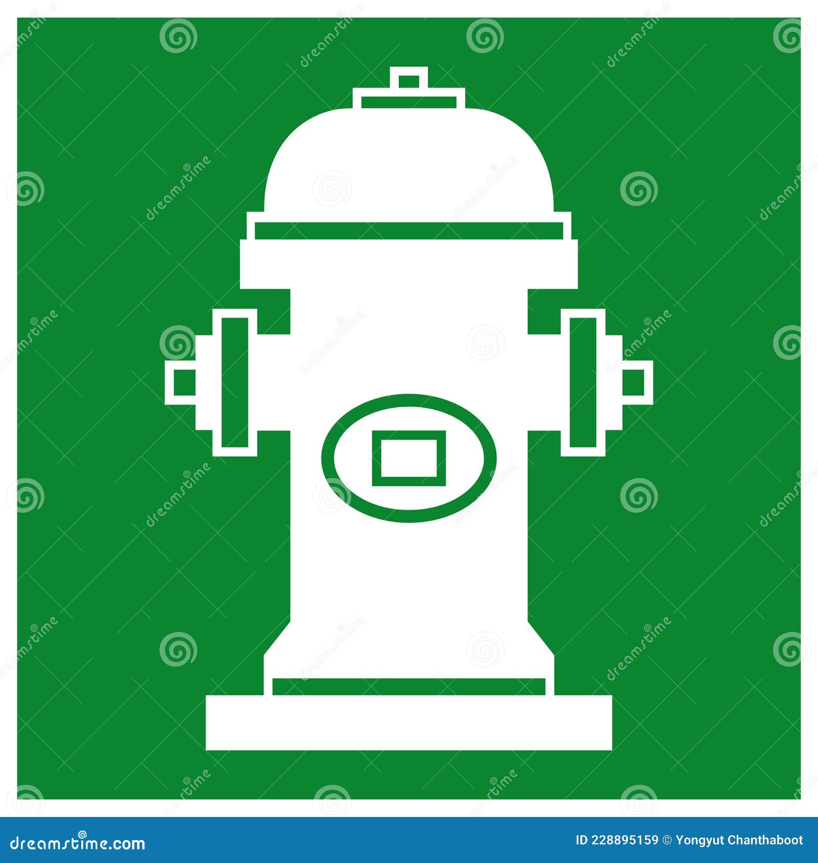 Fire Hydrant Symbol Sign, Vector Illustration, Isolate on White ...