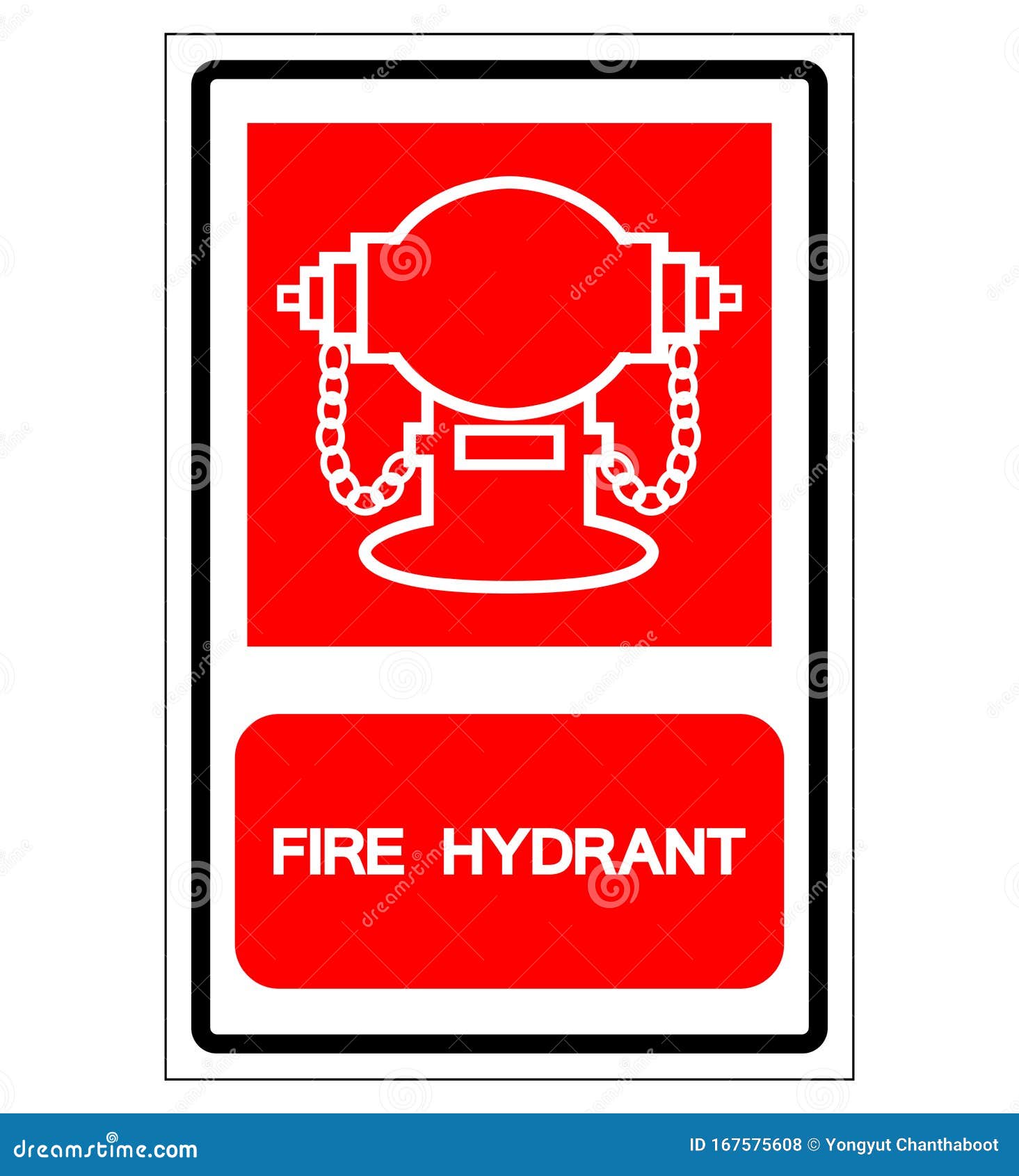 Fire Hydrant Symbol Sign, Vector Illustration, Isolate on White ...