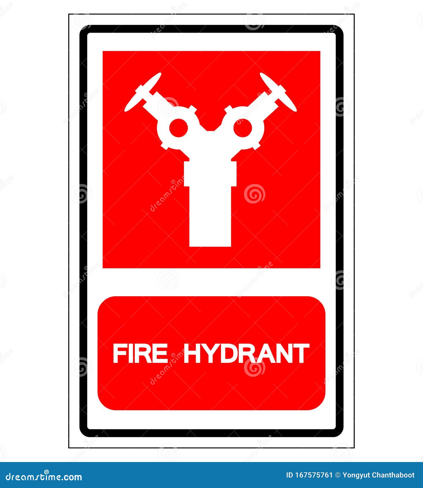 Fire Hydrant Symbol Sign, Vector Illustration, Isolate on White ...