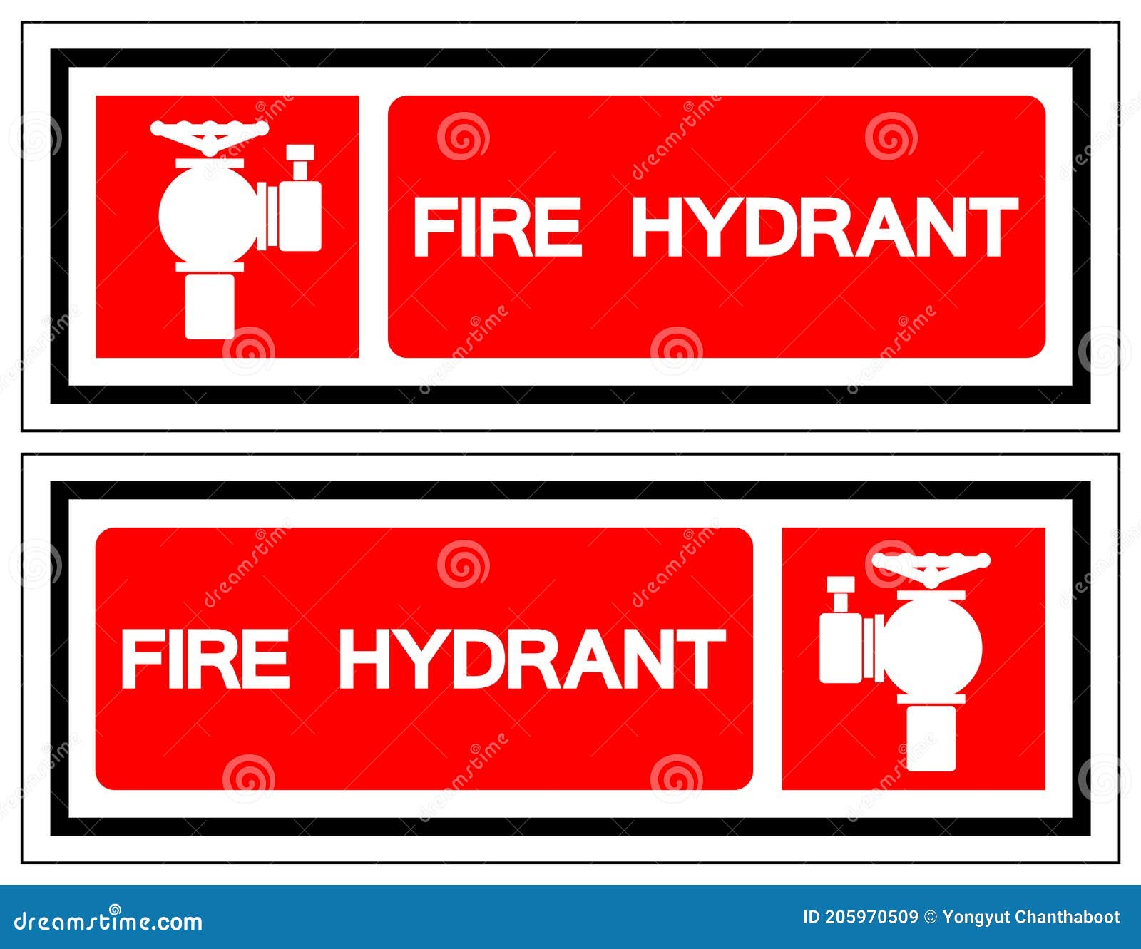 Fire Hydrant Symbol Sign ,Vector Illustration, Isolate on White ...