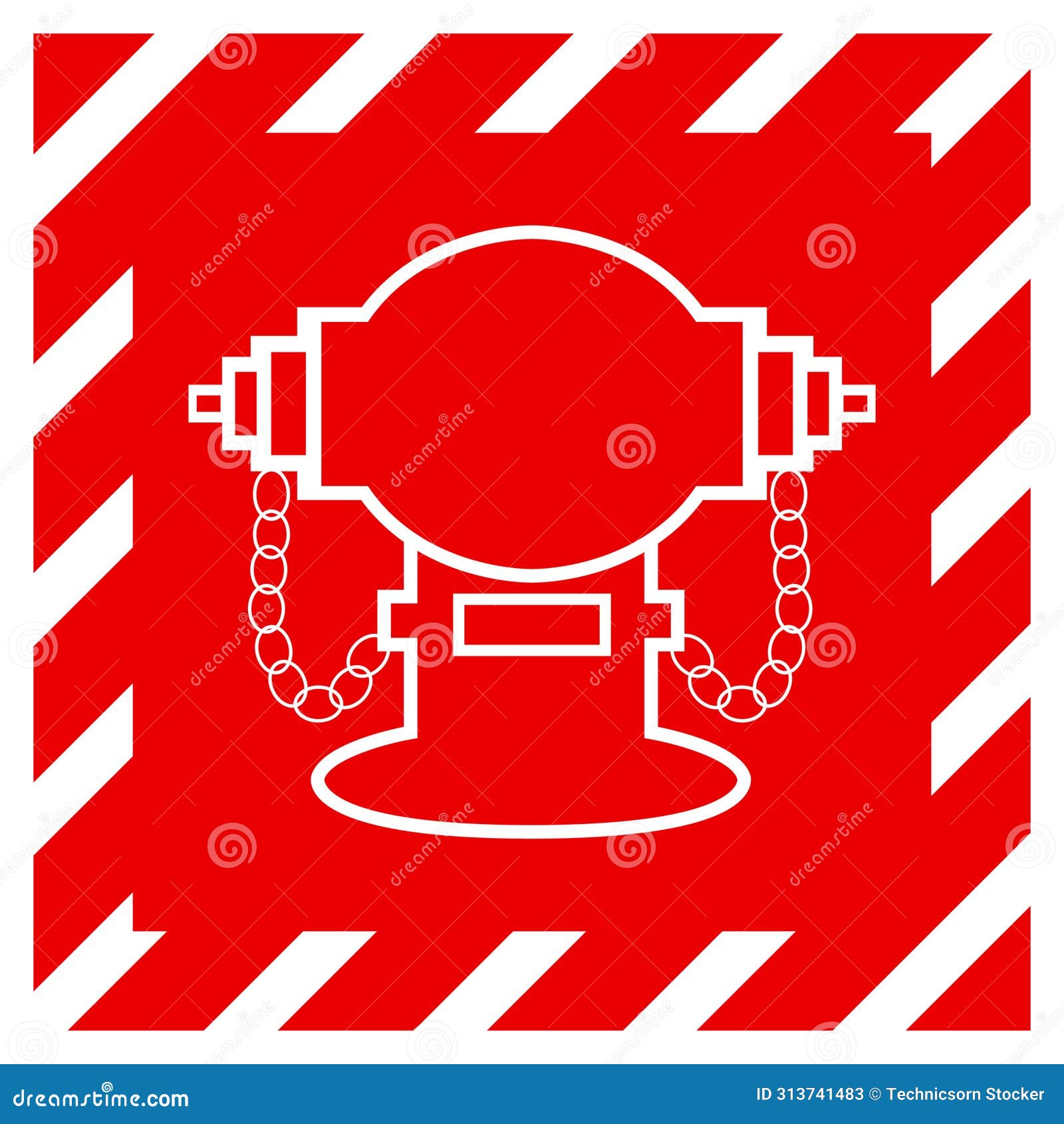 Fire Hydrant Symbol Sign, Vector Illustration, Isolate on White ...