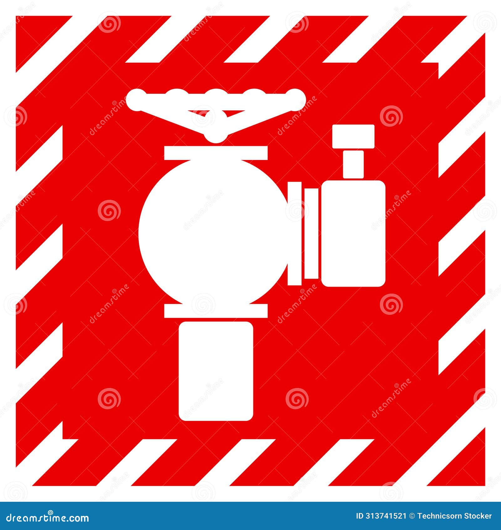 Fire Hydrant Symbol Sign ,Vector Illustration, Isolate on White ...