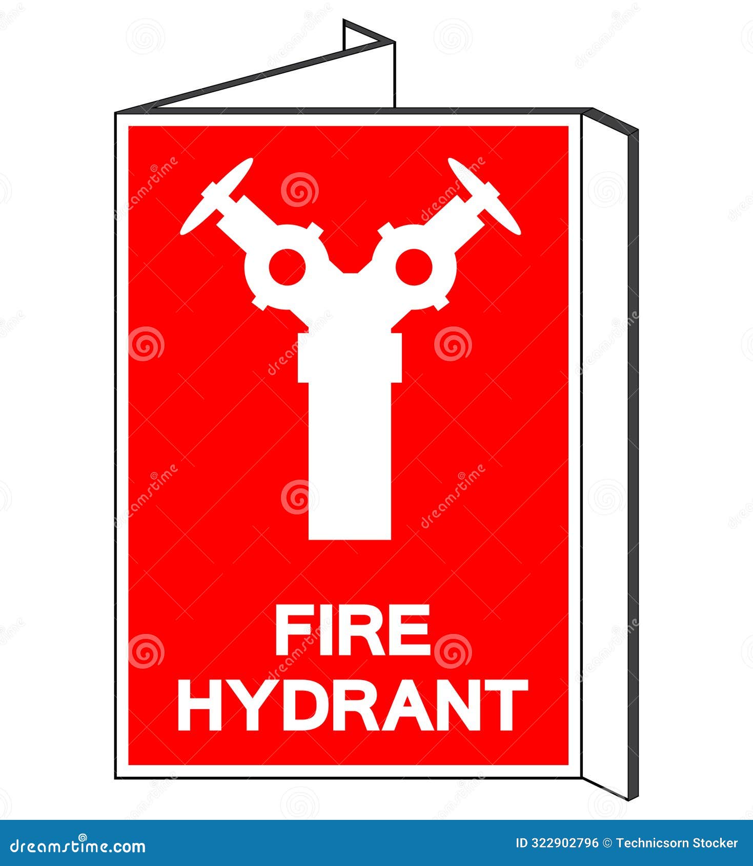 Fire Hydrant Symbol Sign, Vector Illustration, Isolate on White ...