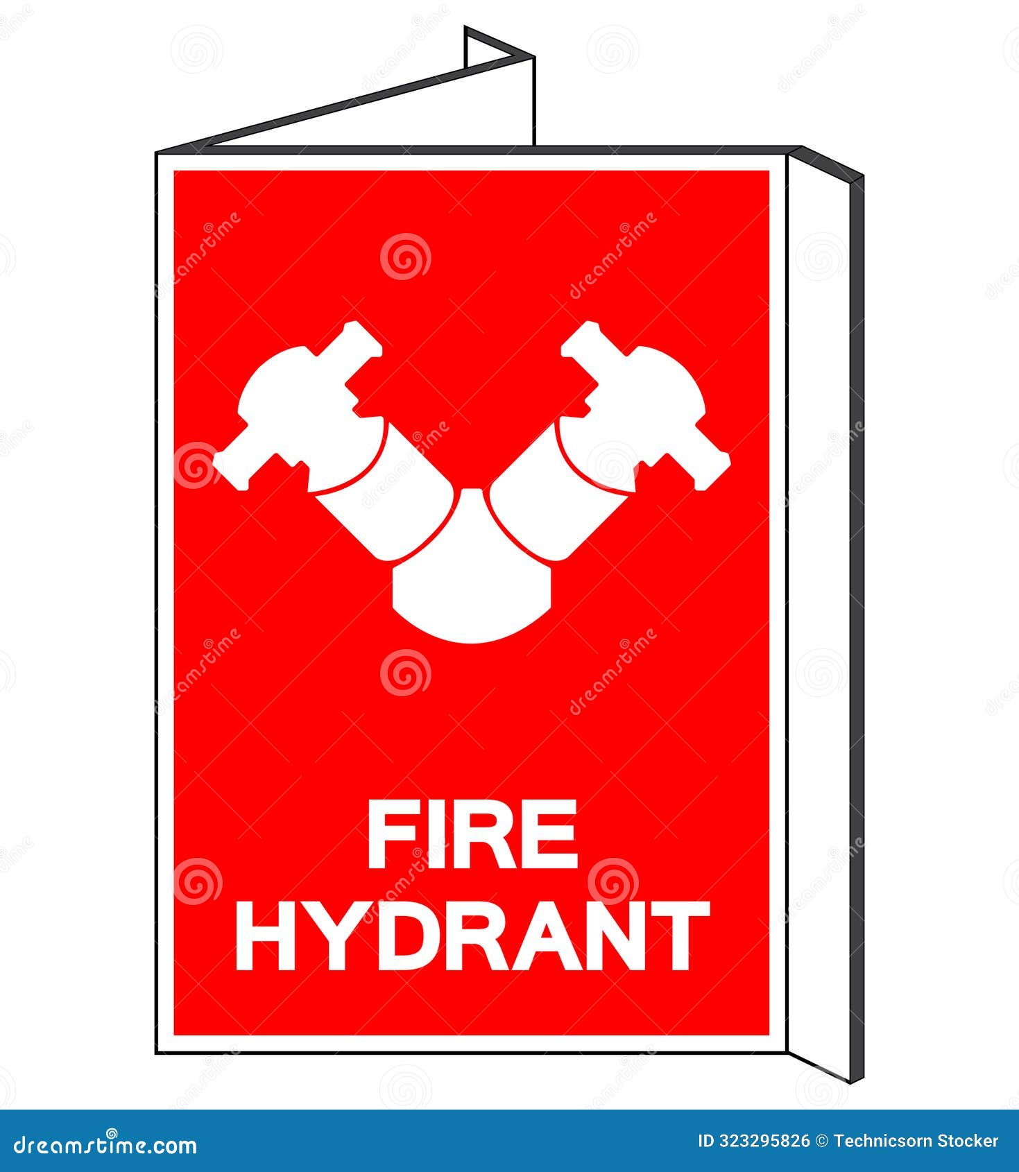 Fire Hydrant Symbol Sign, Vector Illustration, Isolate on White ...