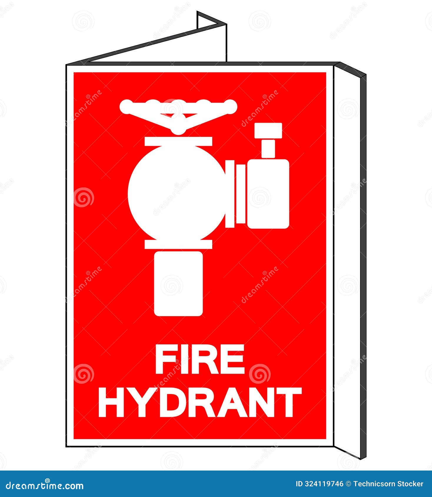Fire Hydrant Symbol Sign ,Vector Illustration, Isolate on White ...