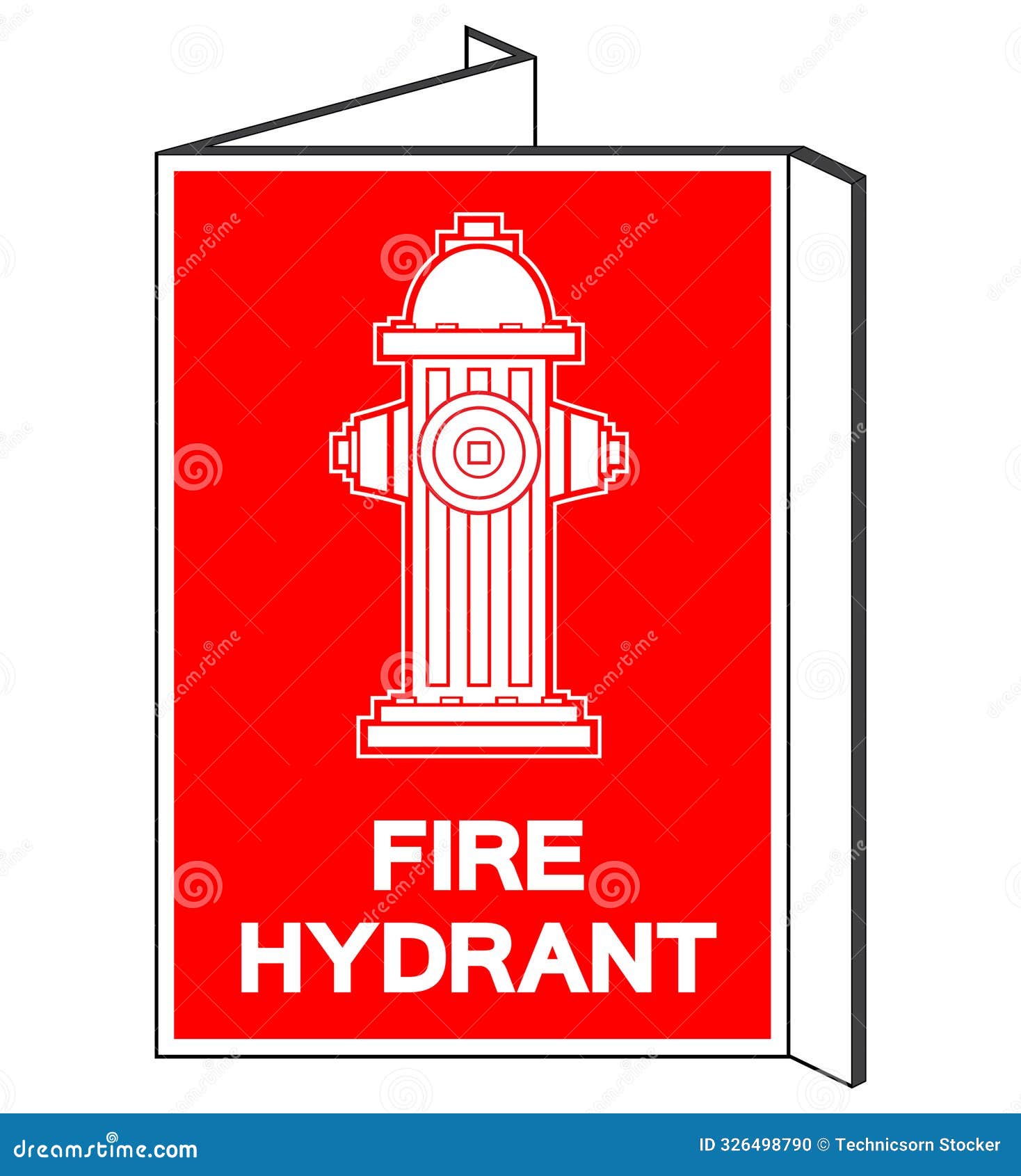 Fire Hydrant Symbol Sign, Vector Illustration, Isolate on White ...