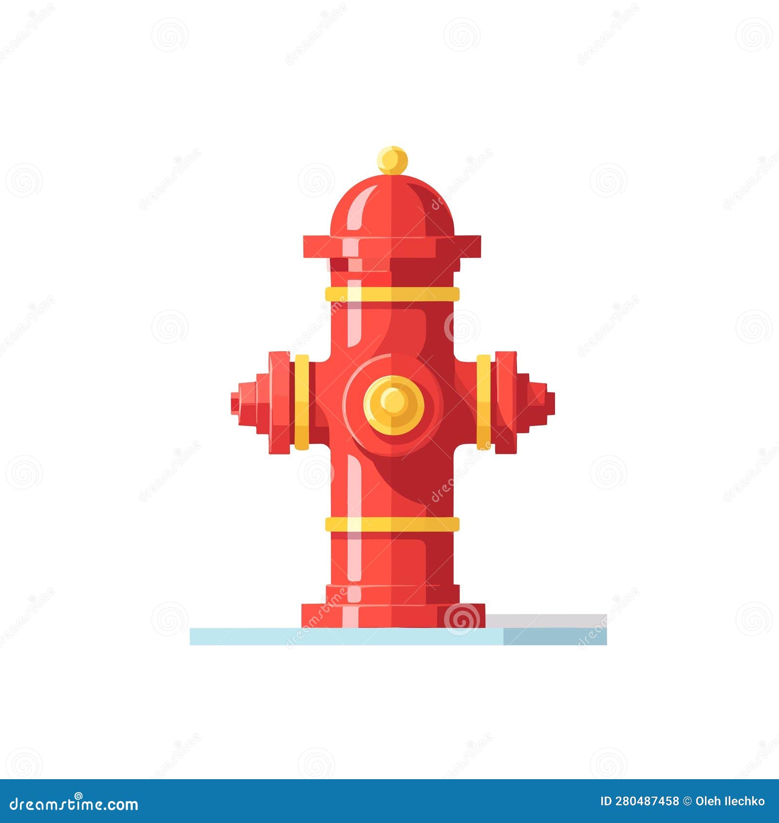 Fire Hydrant Tap Vector Isolated on White Illustration Stock Vector ...