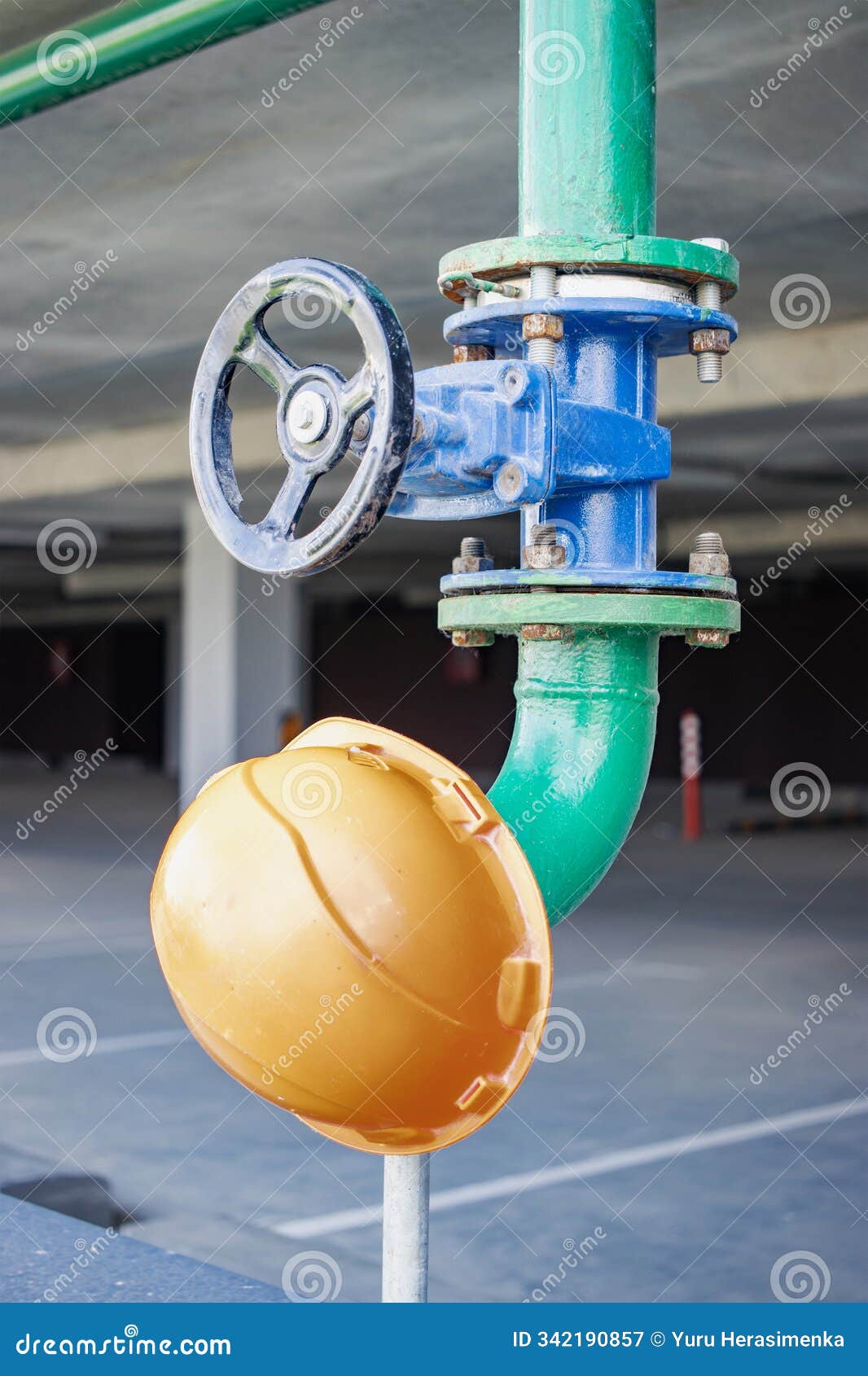 Fire Hydrant and Valve System Installed in a Modern Residential Complex ...