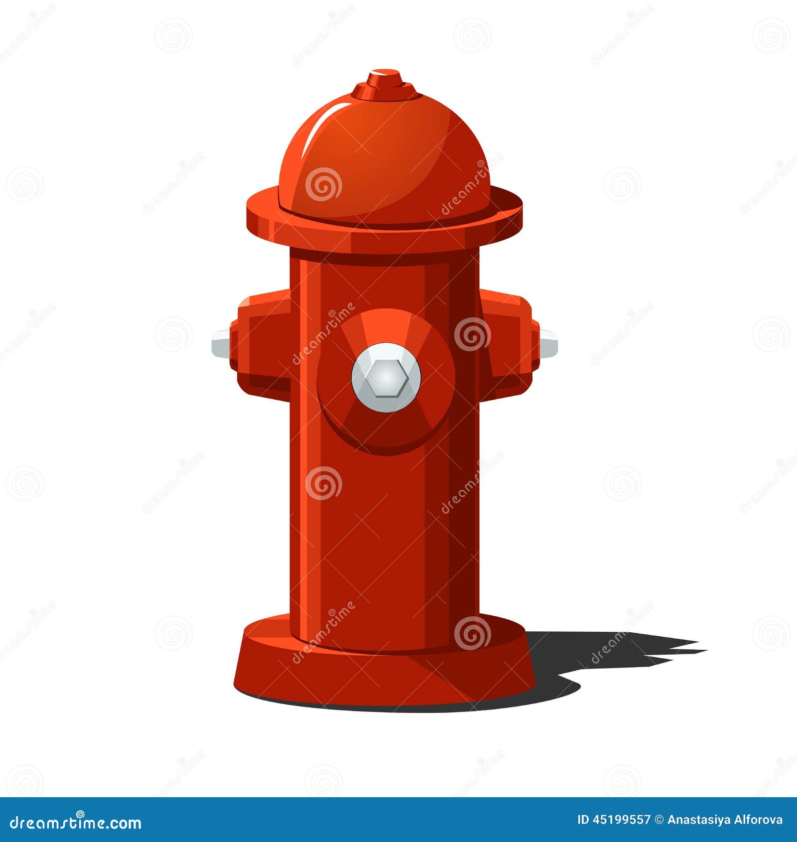 Fire hydrant stock vector. Illustration of outdoors, equipment - 45199557