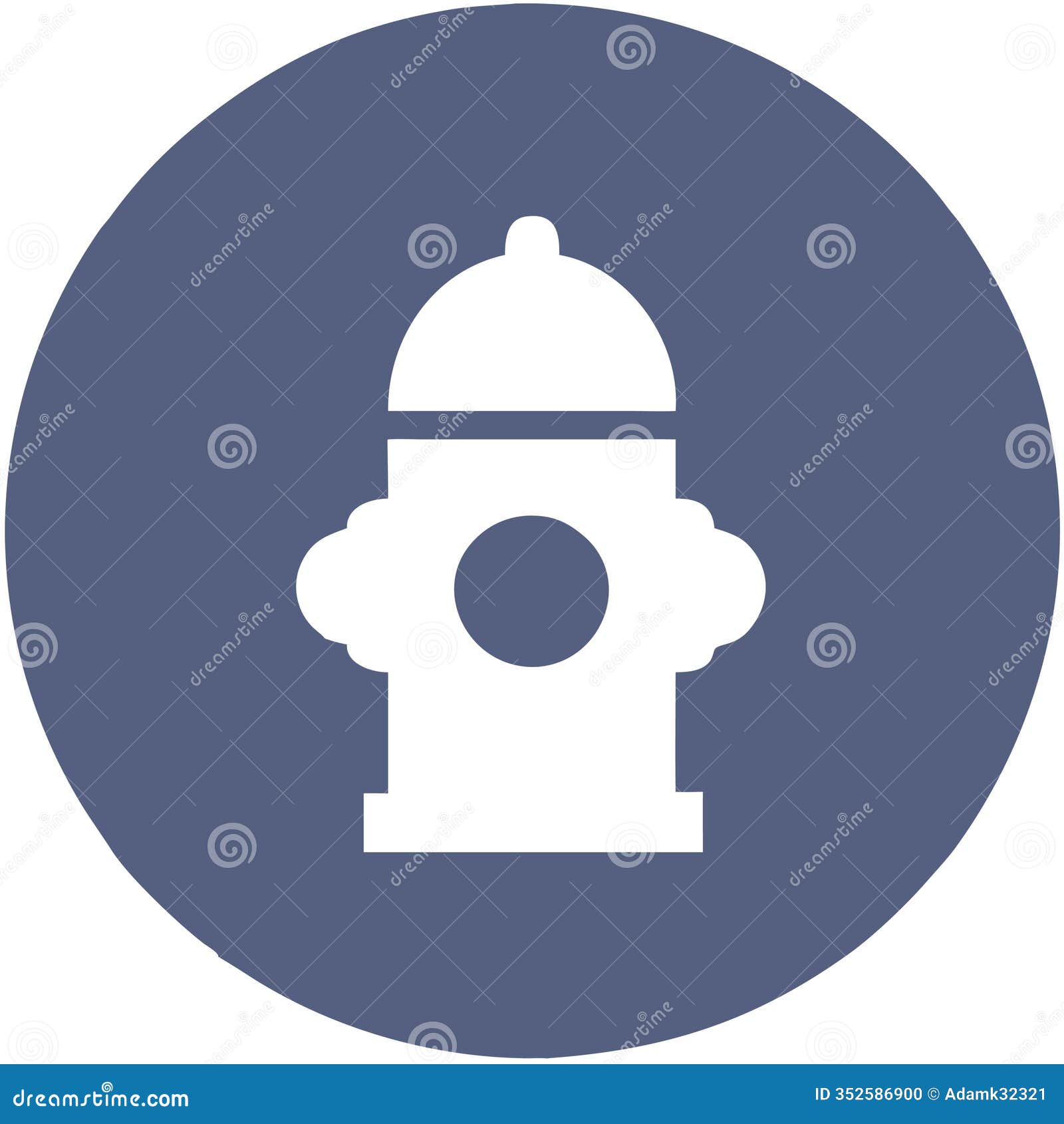 Fire Hydrant Vector Symbol for Safety and Emergency Signage Stock ...