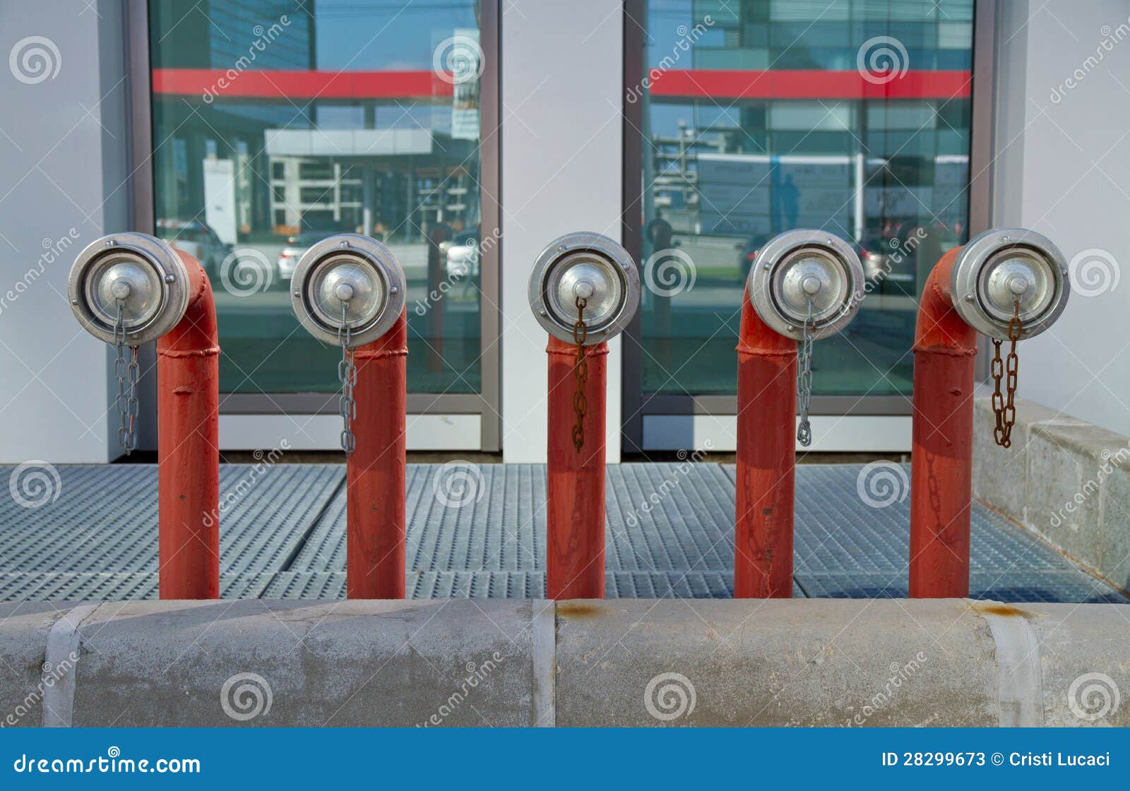 Fire hydrants stock image. Image of outdoor, building - 28299673