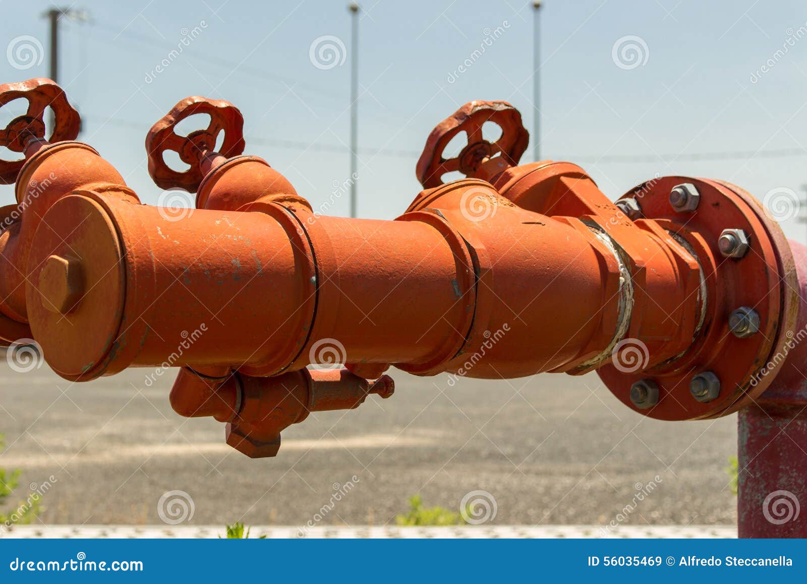 Fire hydrants stock image. Image of hydrants, fireman - 56035469