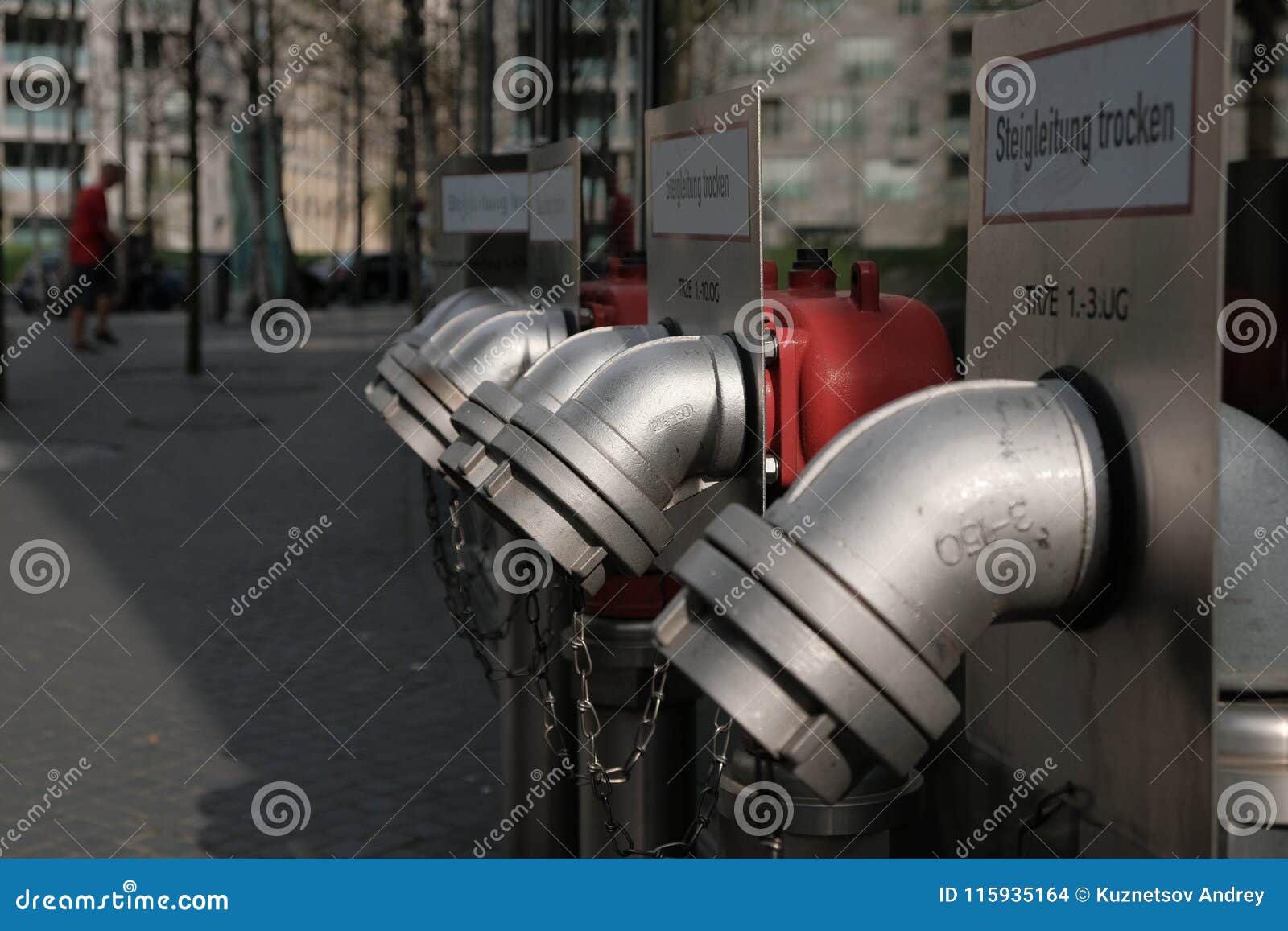 Fire Hydrants Inside Sony Center Editorial Stock Image - Image of ...
