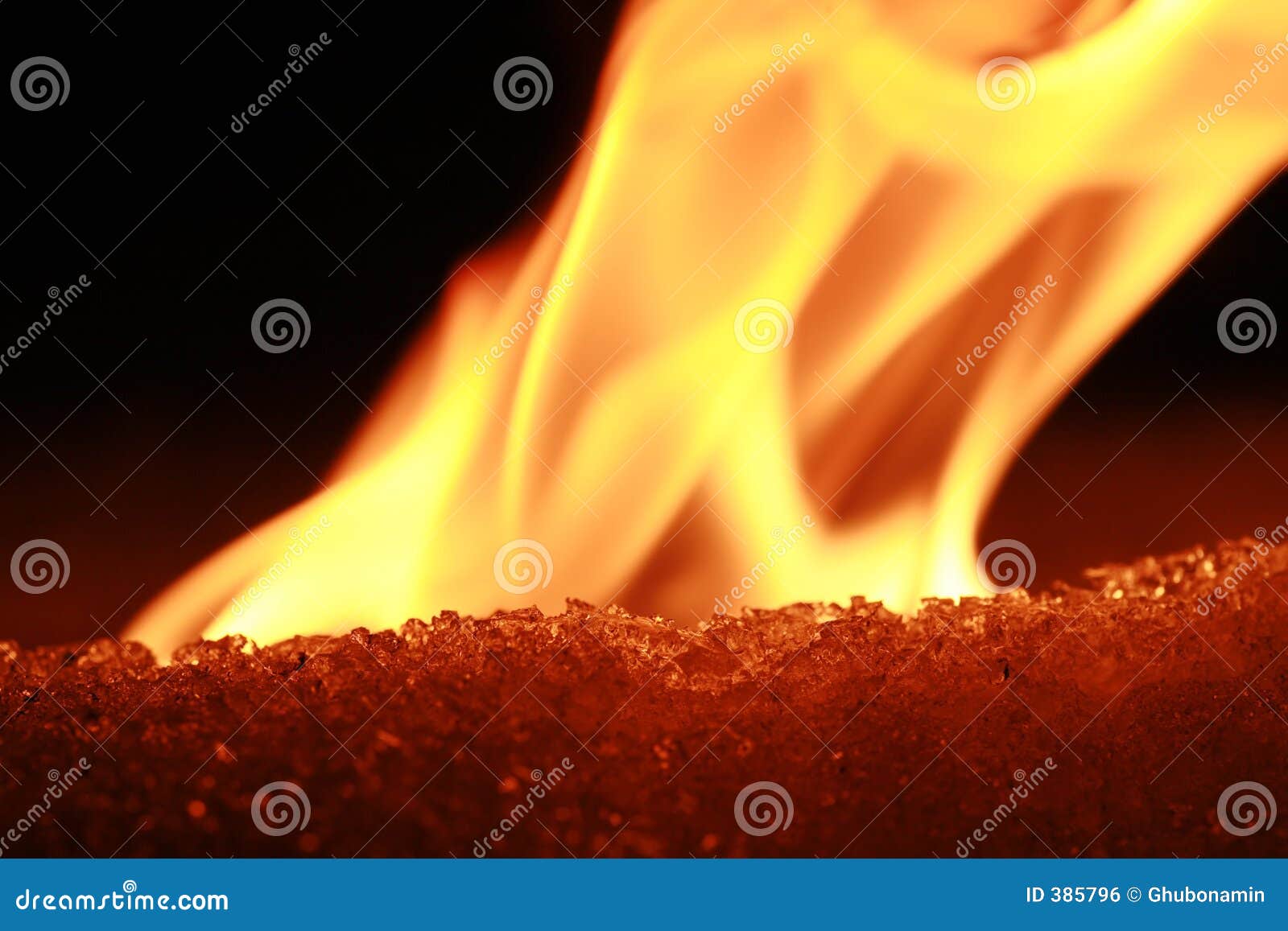 Fire and Ice stock photo. Image of frozen, grouped, icecube - 385796