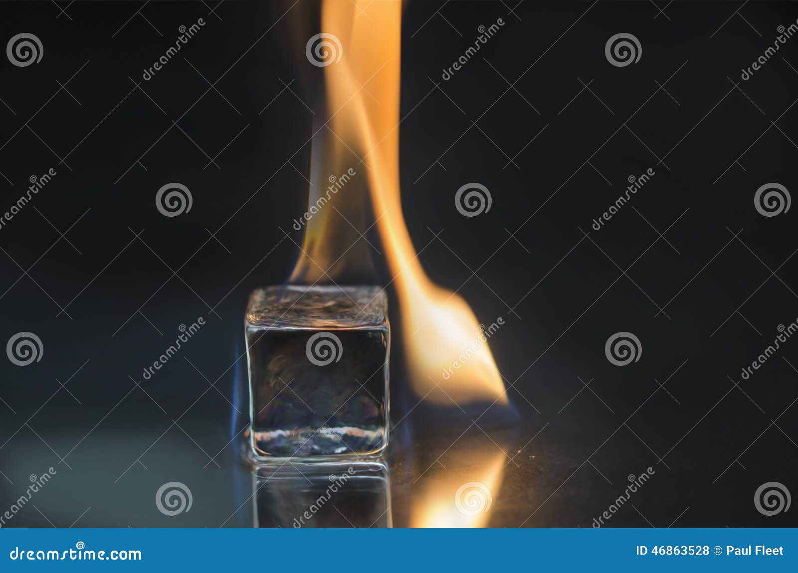 Fire and ice stock photo. Image of alight, fire, cool - 46863528