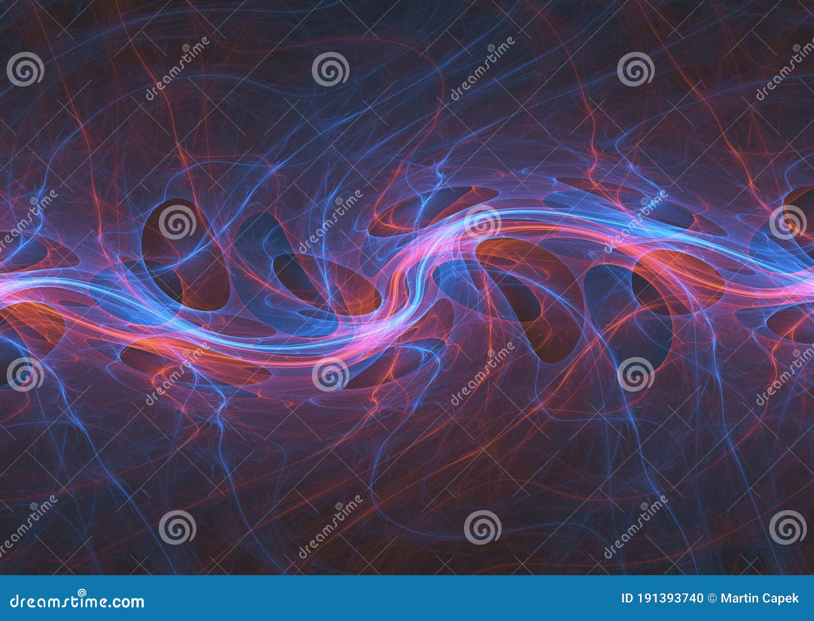 Fire and Ice Lightning Background Stock Illustration - Illustration of ...