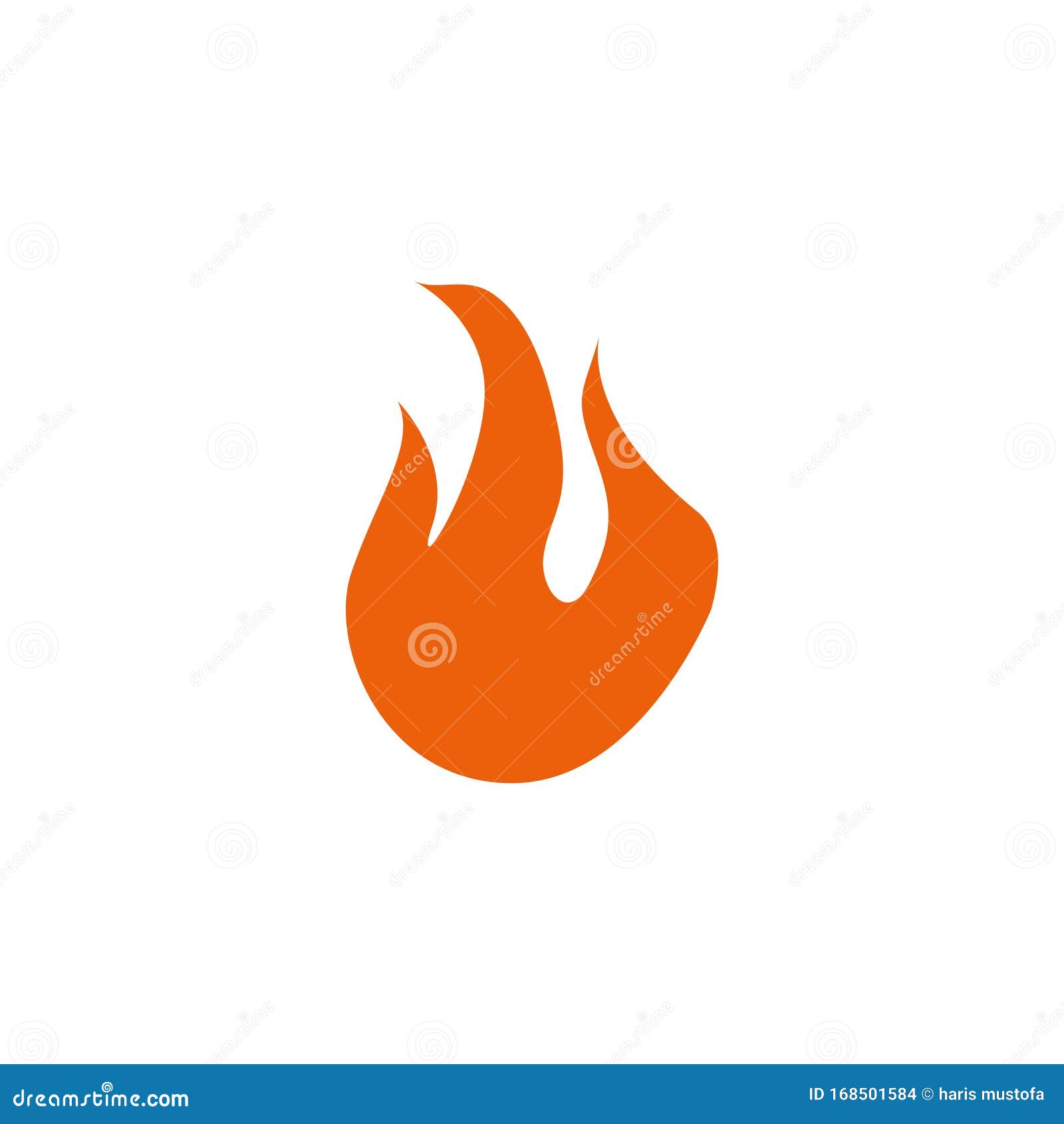 Fire Icon Design Template Vector Isolated Stock Vector - Illustration ...