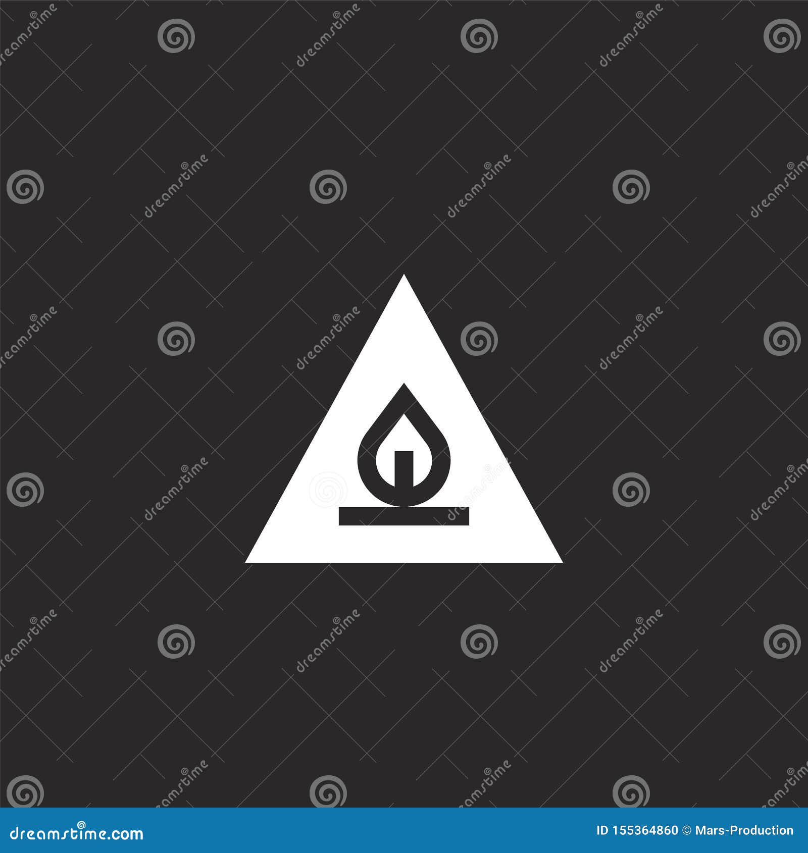 Fire Icon. Filled Fire Icon for Website Design and Mobile, App ...