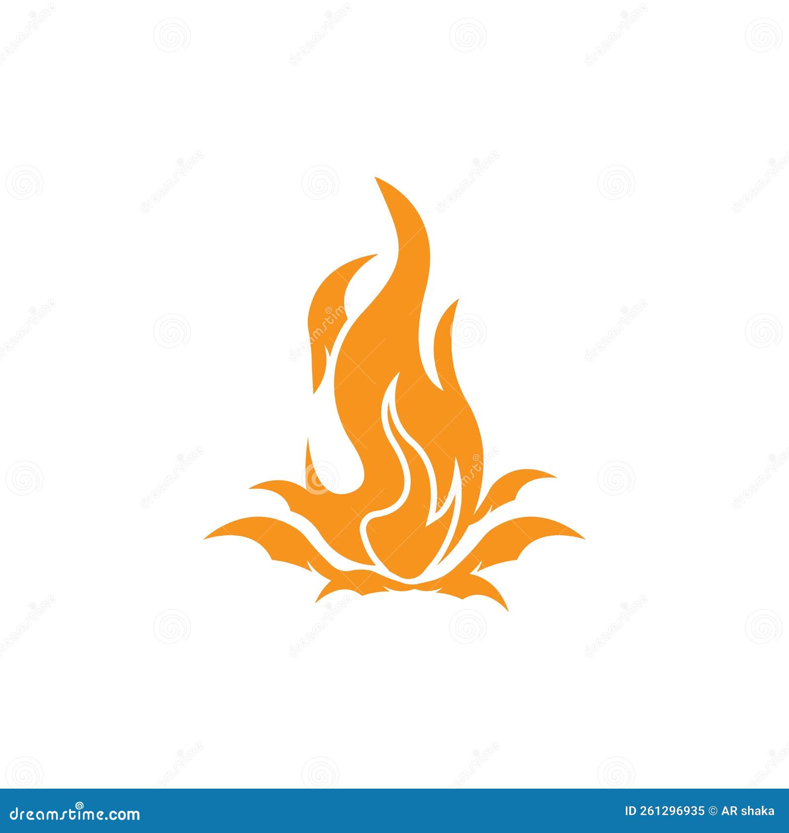 Fire Icon Logo Vector Design Stock Vector - Illustration of promotion ...