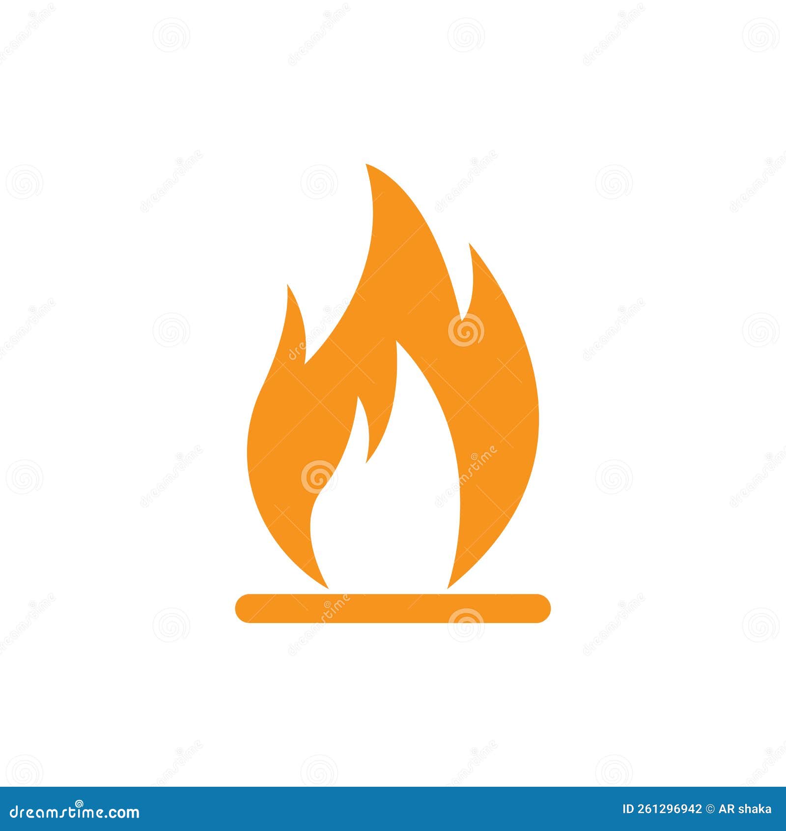 Fire Icon Logo Vector Design Stock Vector - Illustration of template ...