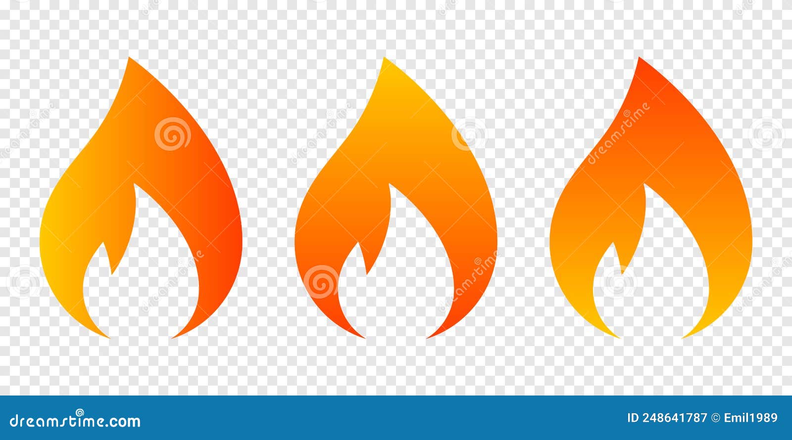 Fire Icon Symbol Simple Design Stock Illustration - Illustration of ...