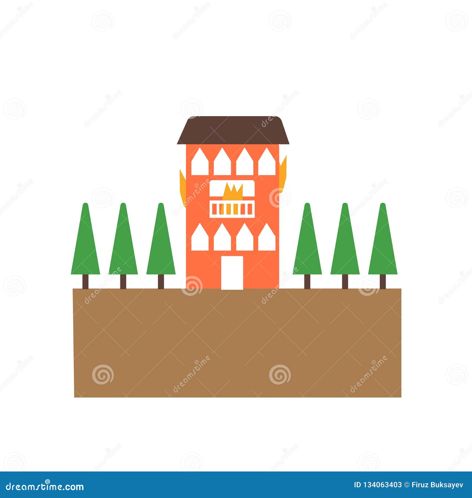 Fire Icon Vector Isolated on White Background, Fire Sign , Disaster ...