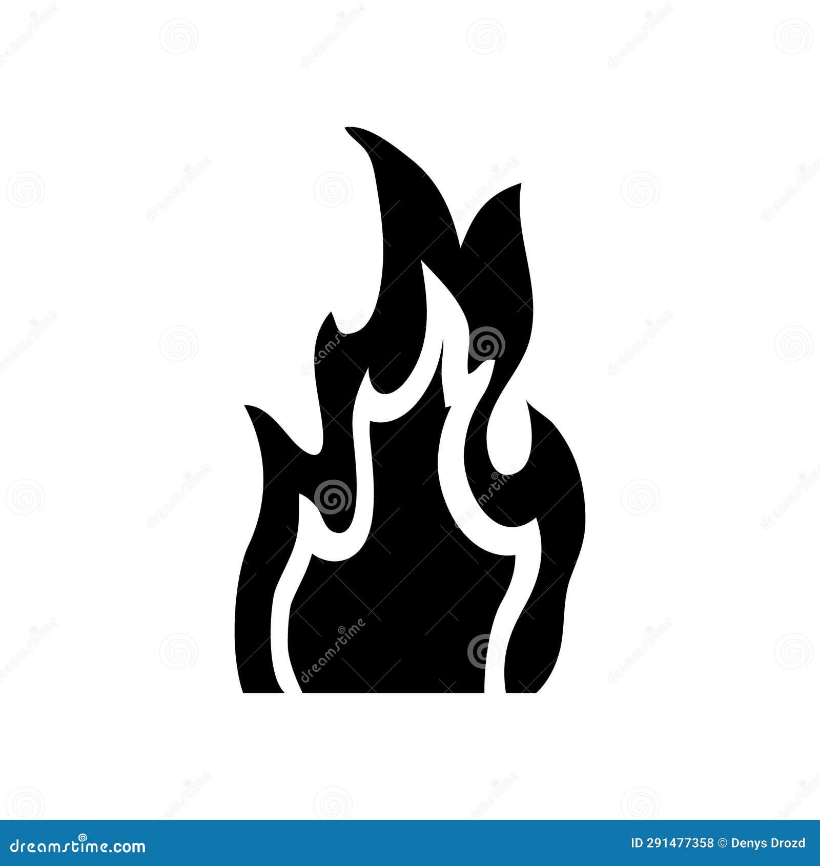 Fire Icon Vector Set. Flame Illustration Sign Collection. Burn Symbol ...