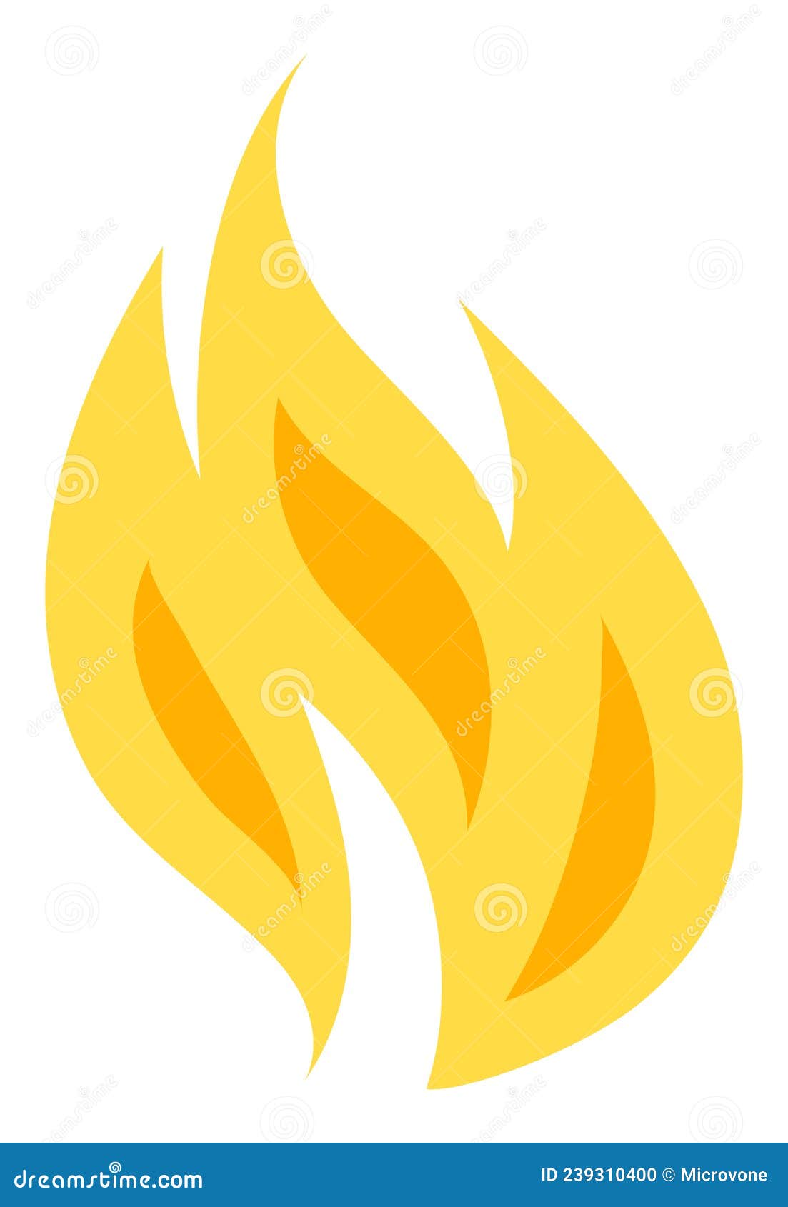 Fire Icon. Yellow Flame Logo Stock Vector - Illustration of graphic ...