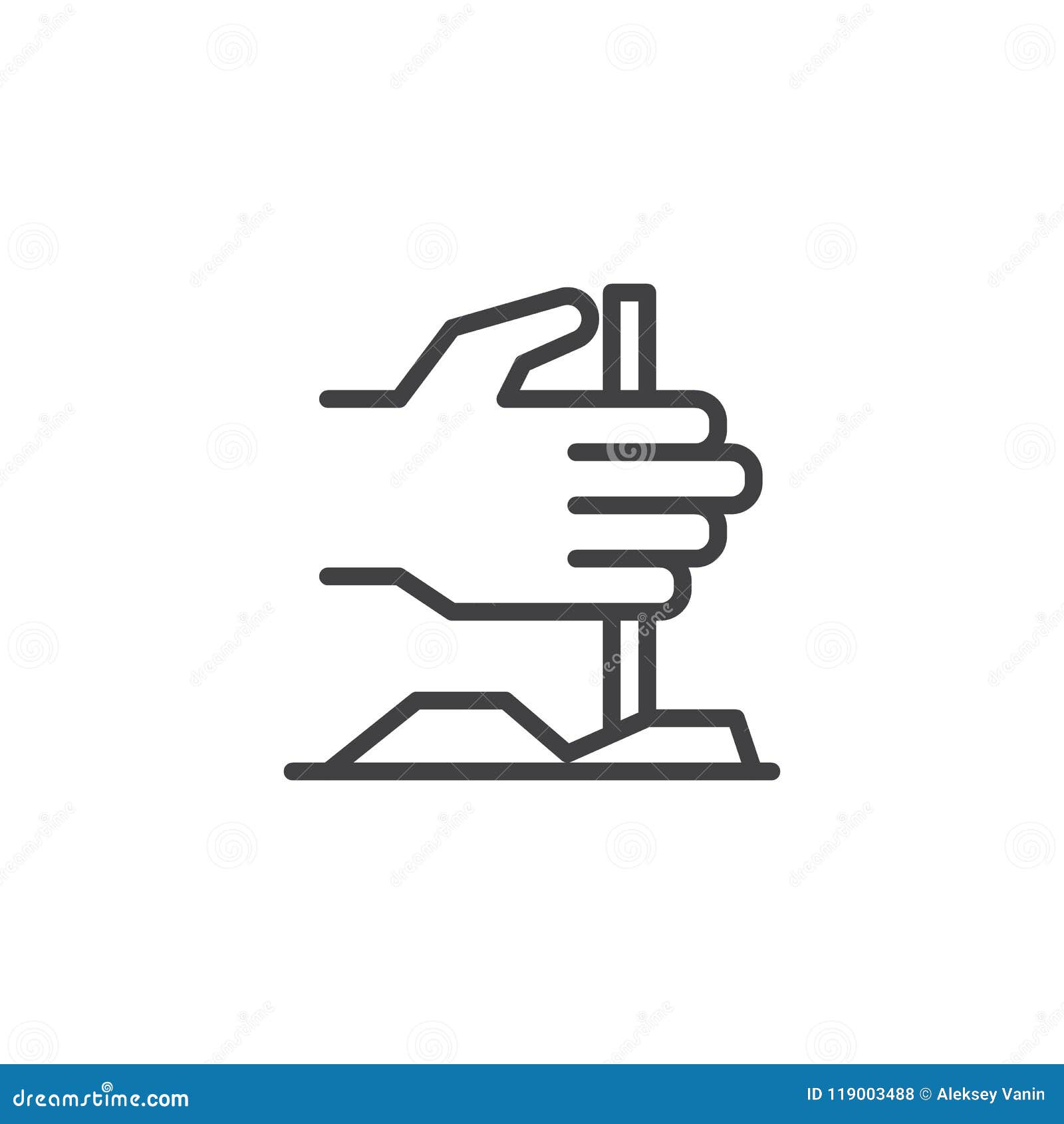 Fire Ignition Primitive Technology Outline Icon Stock Vector ...