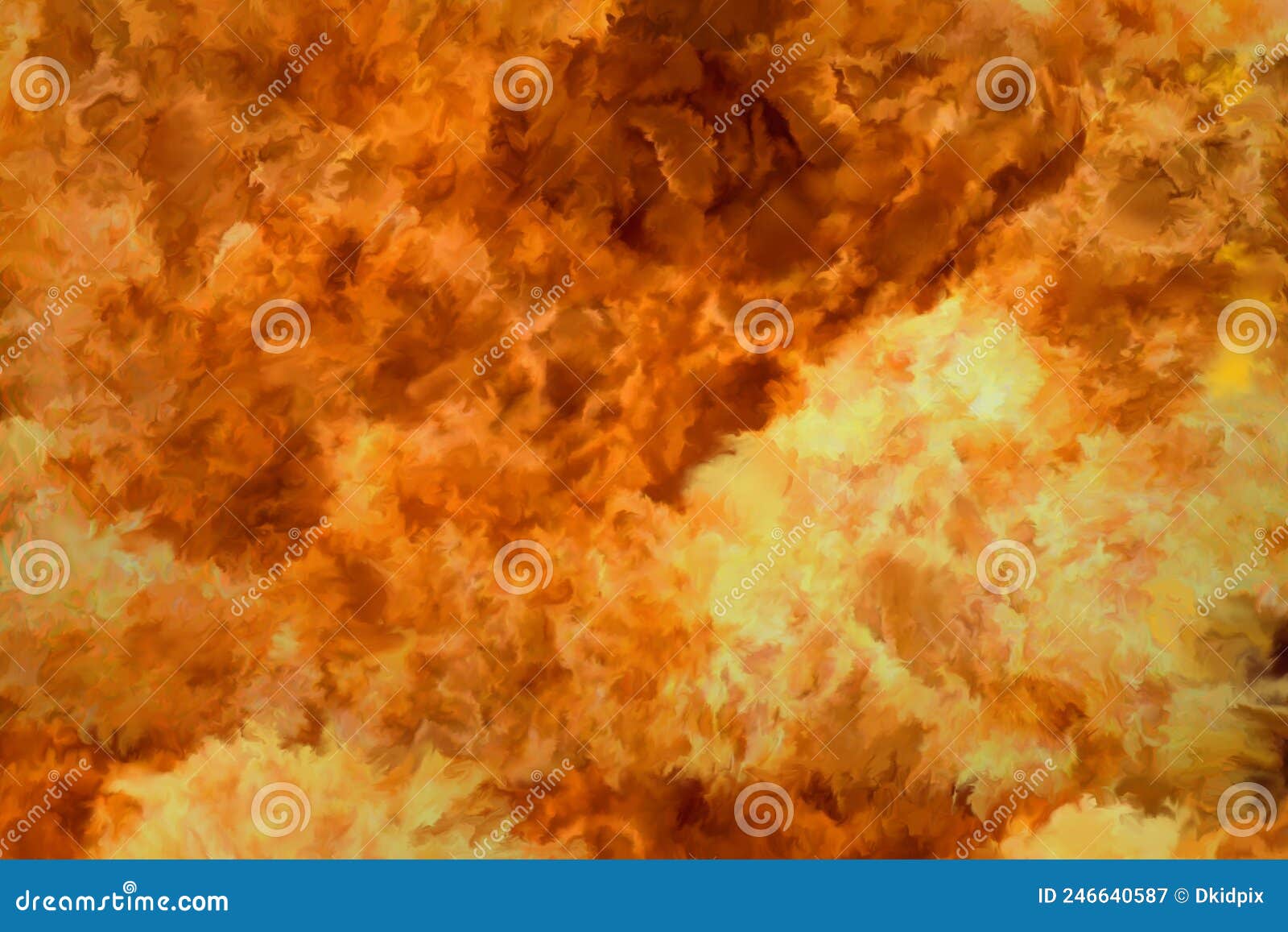 Fire Illustration, Explosion Stock Illustration - Illustration of ...
