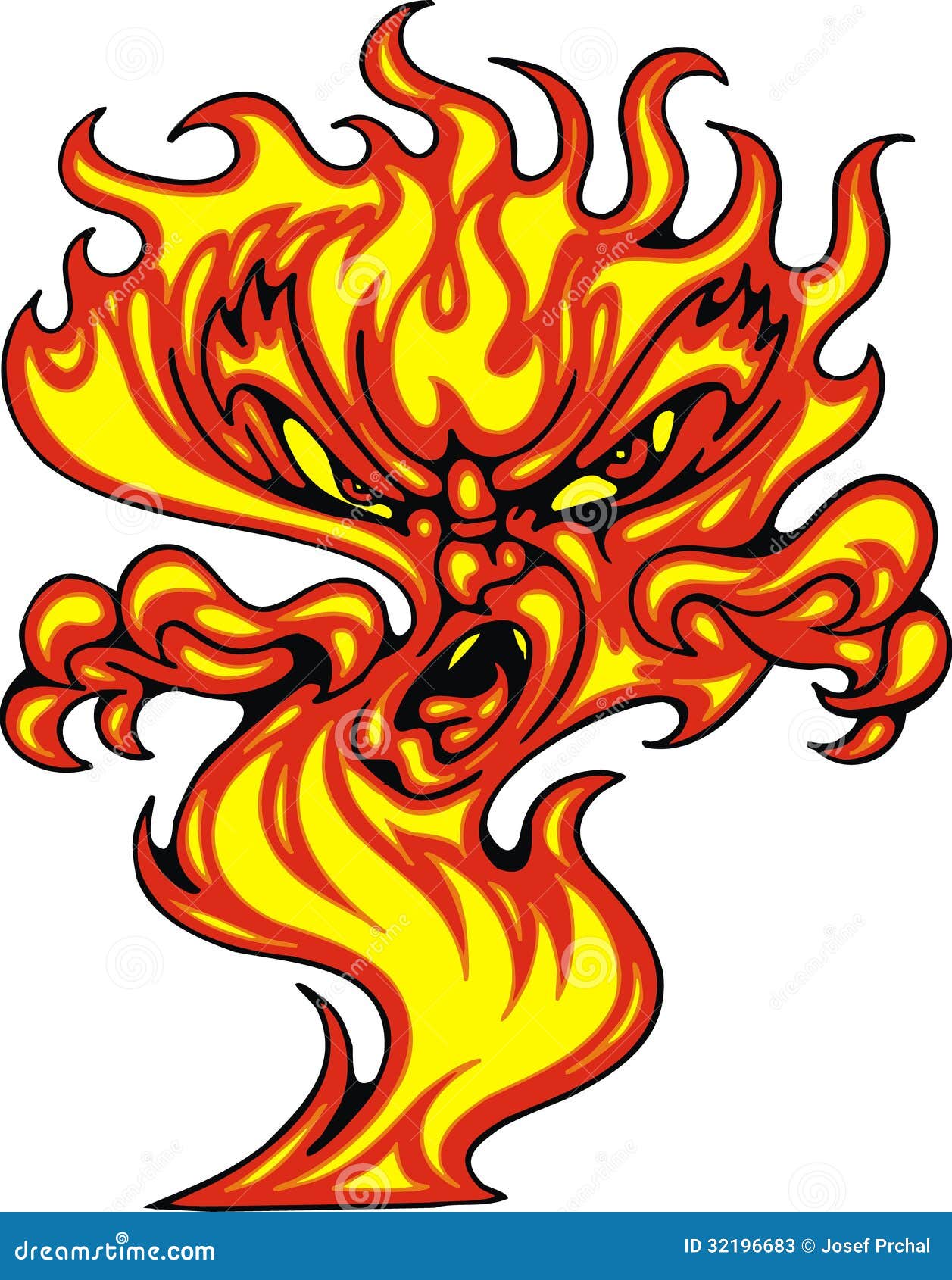 Fire illustration stock vector. Illustration of warm - 32196683