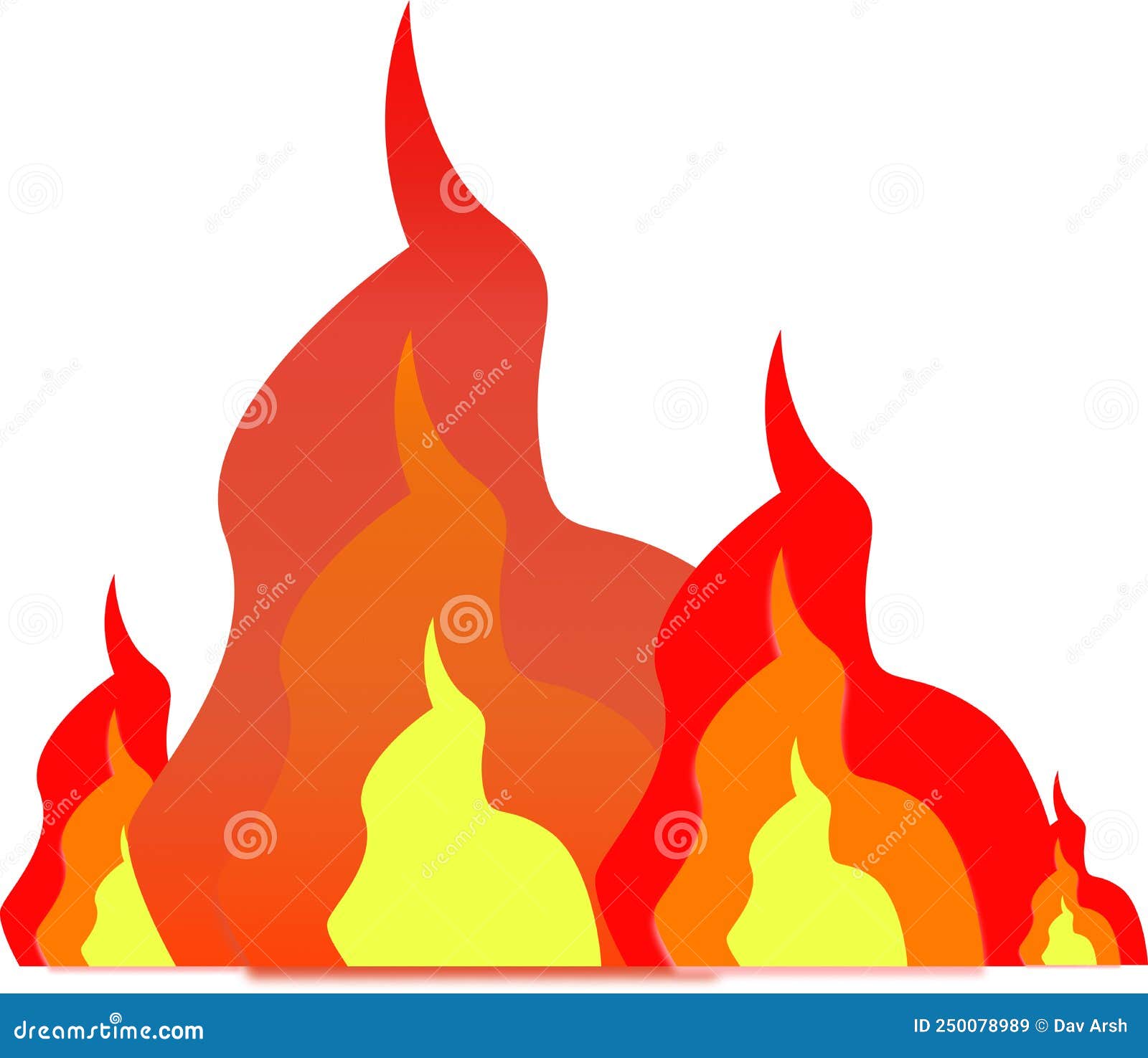 Fire illustration stock image. Illustration of cartoon - 250078989