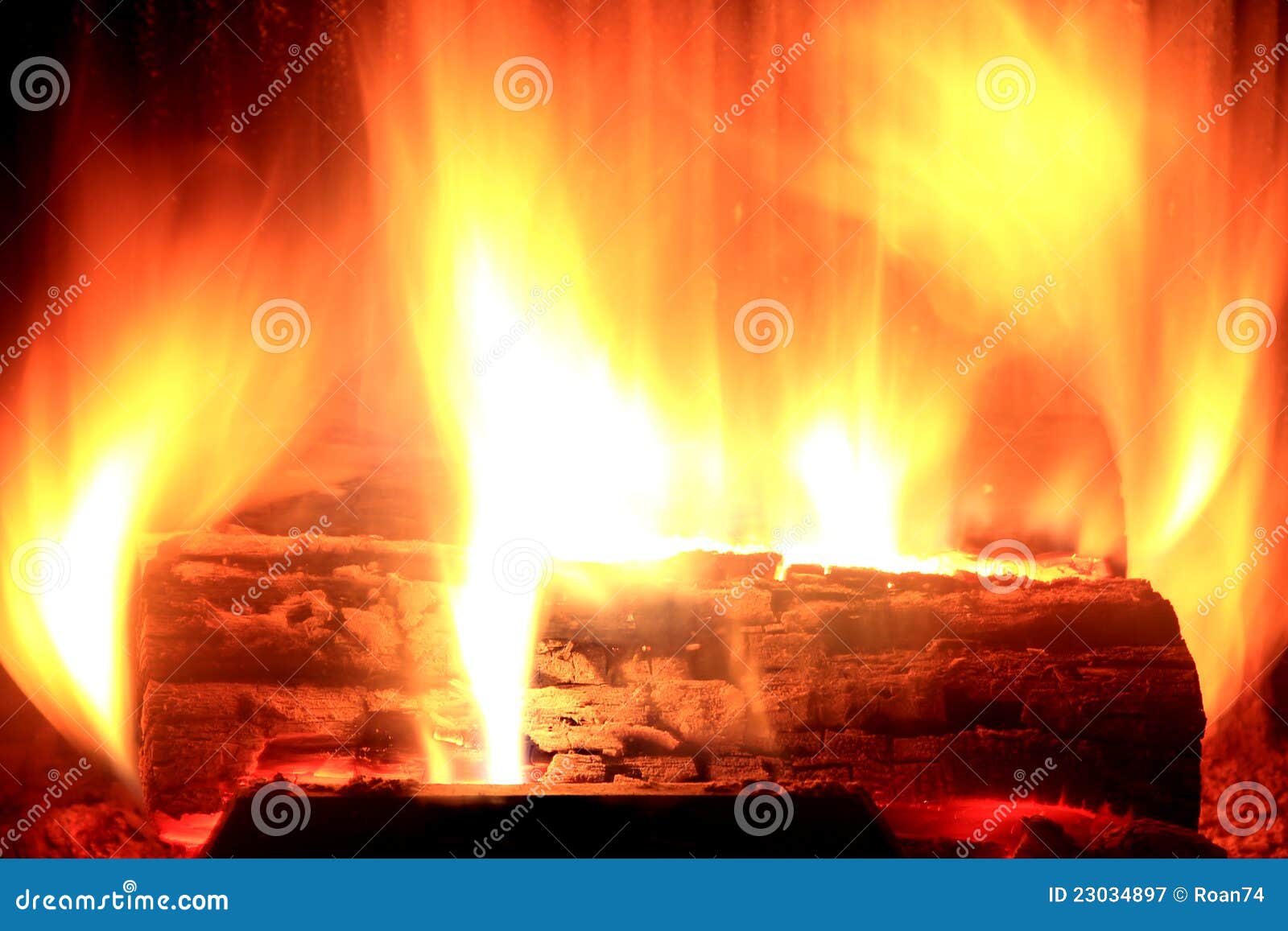 Fire inside the fireplace stock image. Image of burning - 23034897